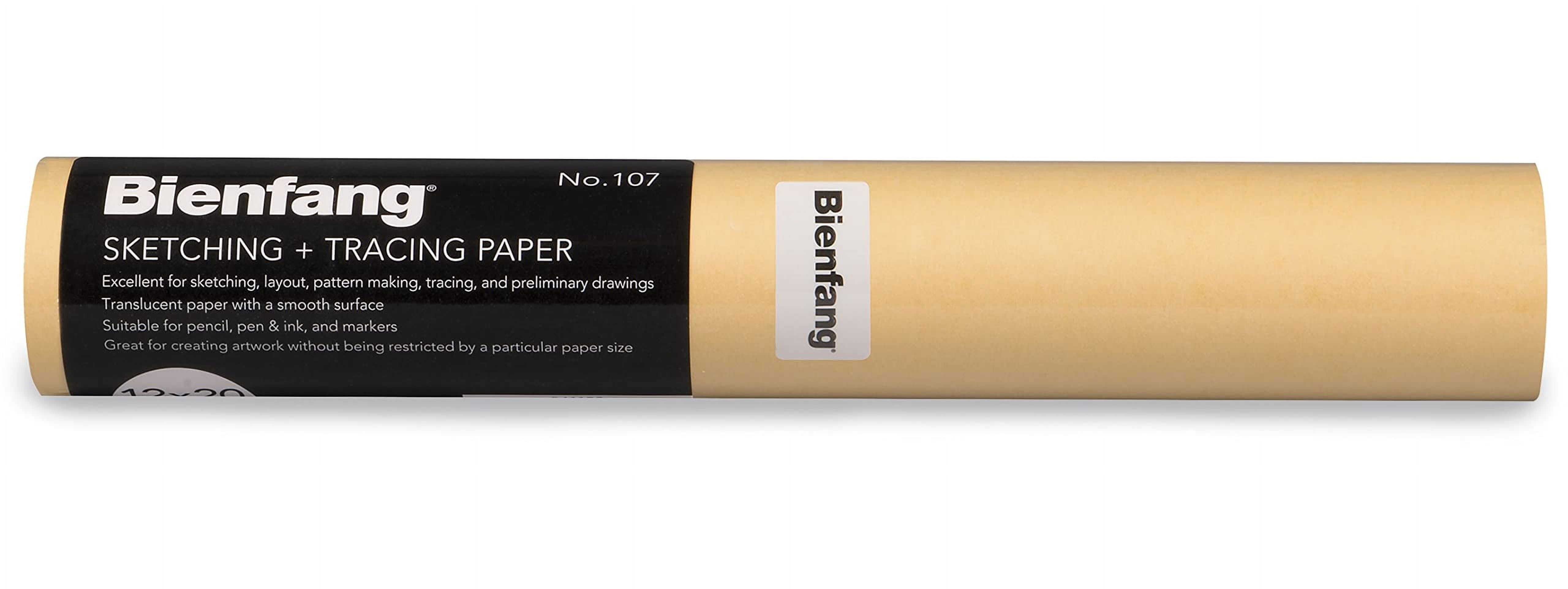 Bienfang Sketching & Tracing Paper Roll, Canary Yellow, 12 Inches x 20 ...