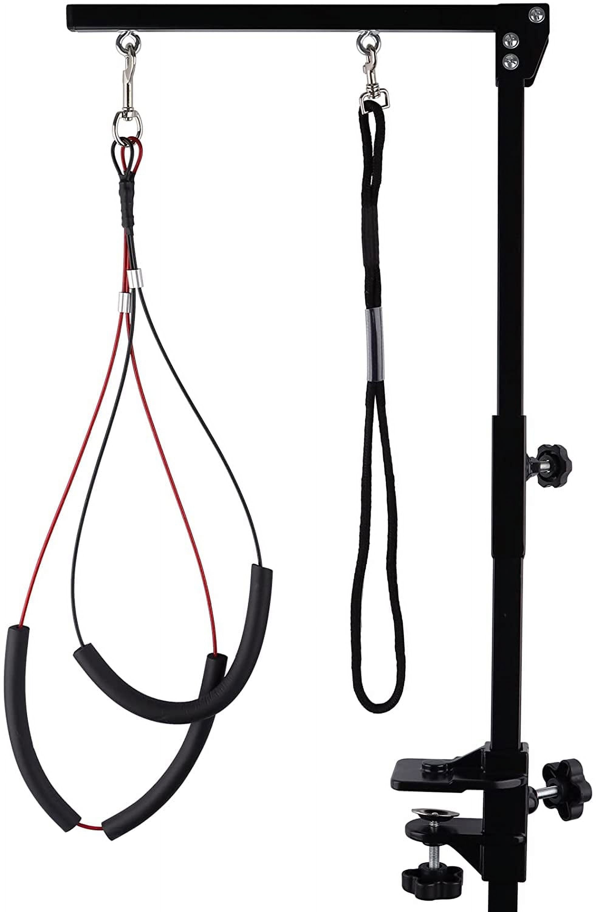 Bienvenido Adjustable Pet Grooming Armband Clip, 35" Dog Grooming Ring ...