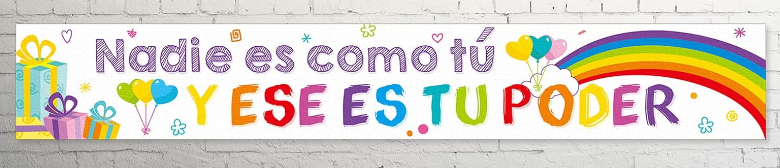 Bienvenidos Banner Spanish Welcome Sign Inspirational Poster Spanish ...