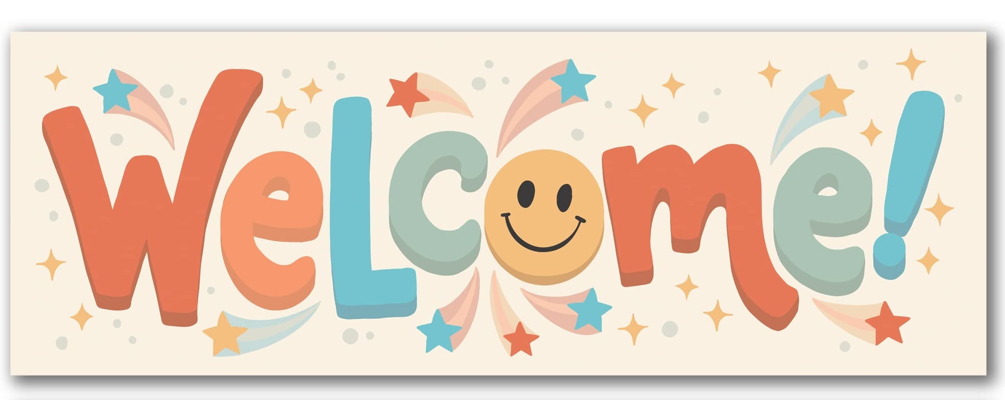 Bienvenidos Banner Spanish Welcome Sign Inspirational Poster Spanish ...