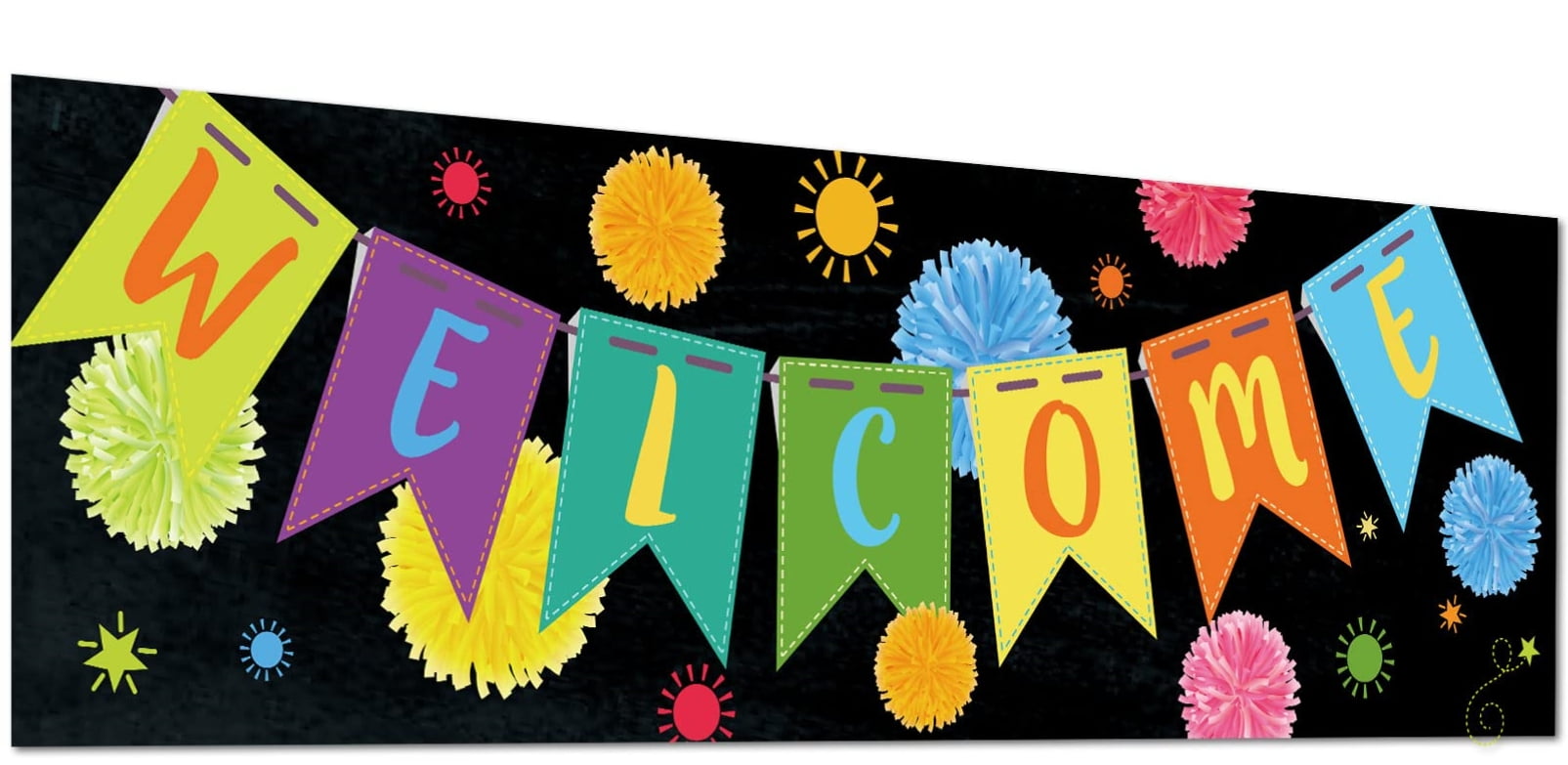 Bienvenidos Banner Spanish Welcome Sign Inspirational Poster Spanish ...