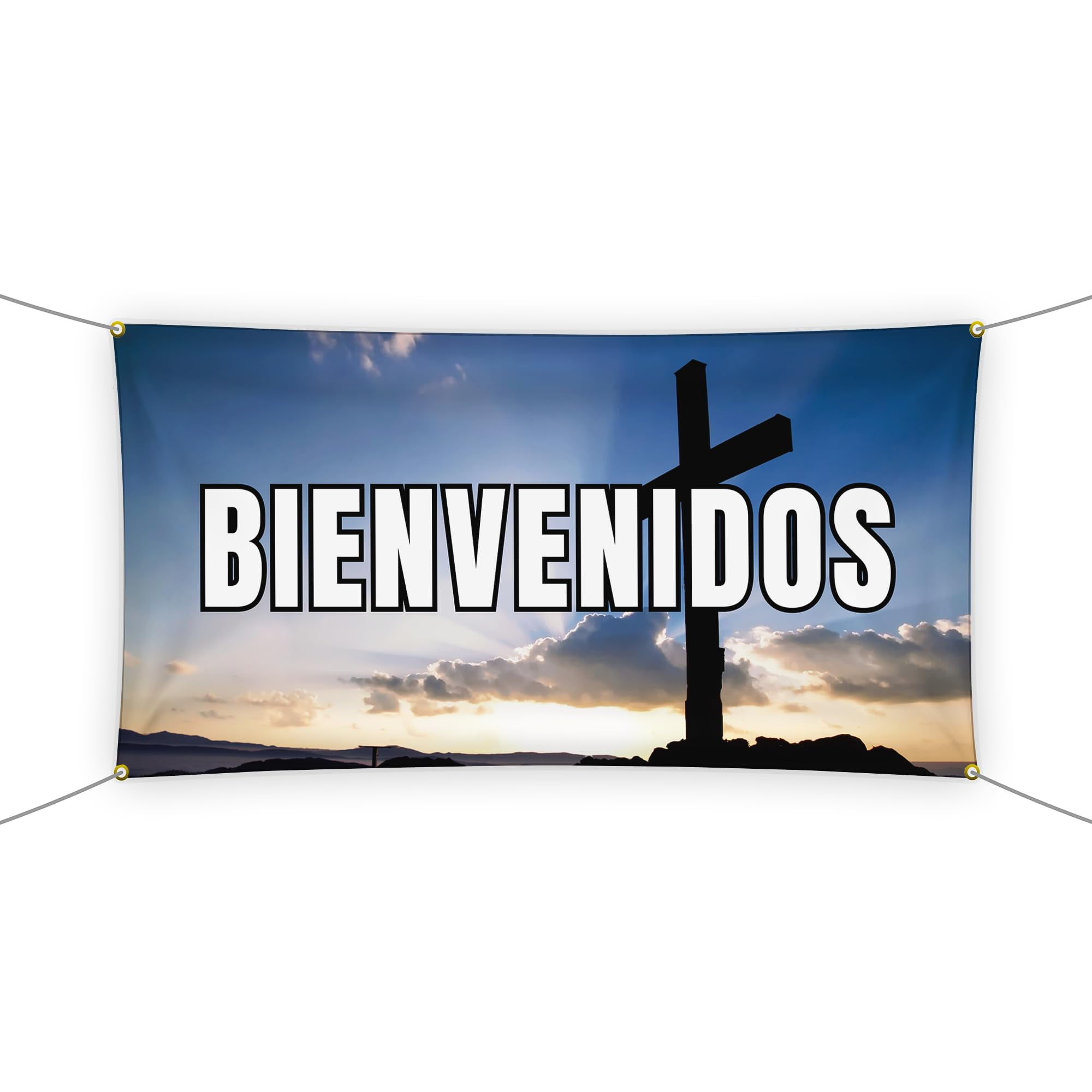 Bienvenidos Large Banners and Signs for Outdoor by DreamController ...