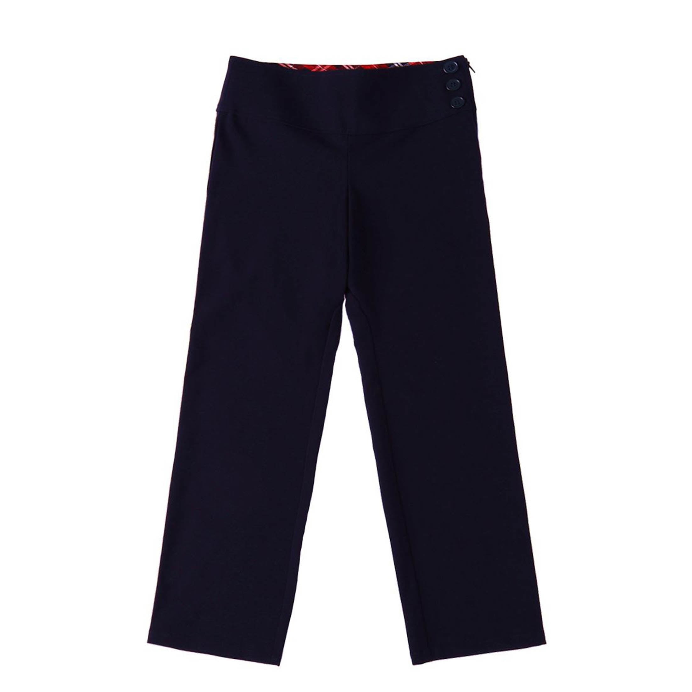 Bienzoe Girl's School Uniforms High Tech Durable Adjust Waist Pants ...