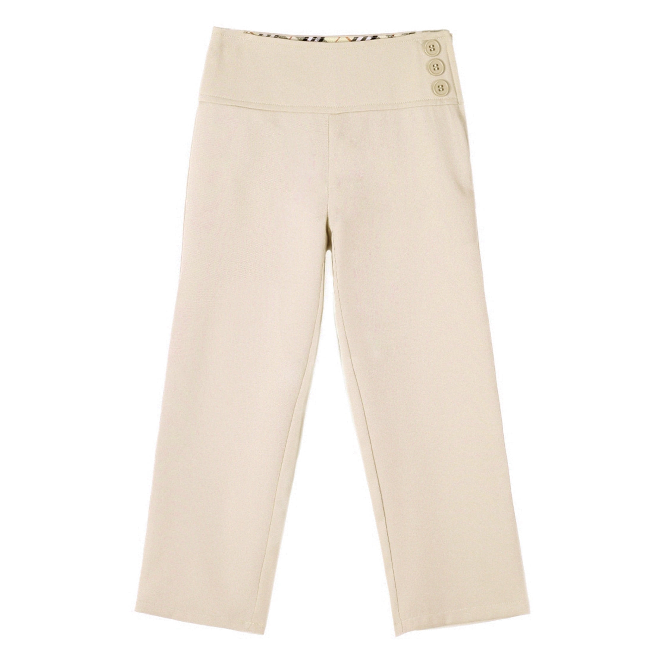 Bienzoe Girl's School Uniforms High Tech Durable Adjust Waist Pants ...