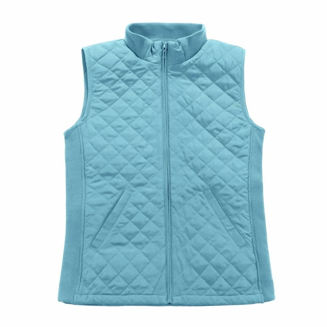 Bienzoe Women Lightweight Quilted Vest Puffer Padded Fashion Zip Causal ...