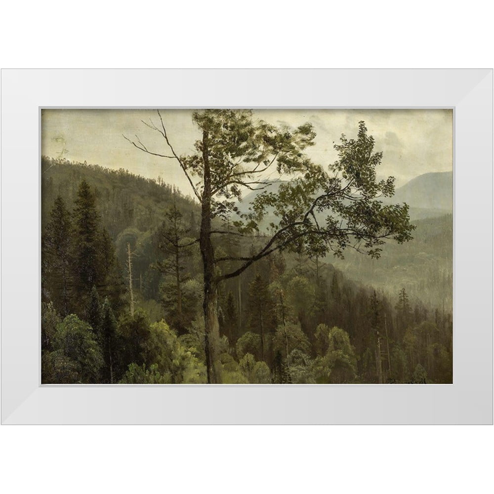 Bierstadt, Albert 18x13 White Modern Wood Framed Museum Art Print ...