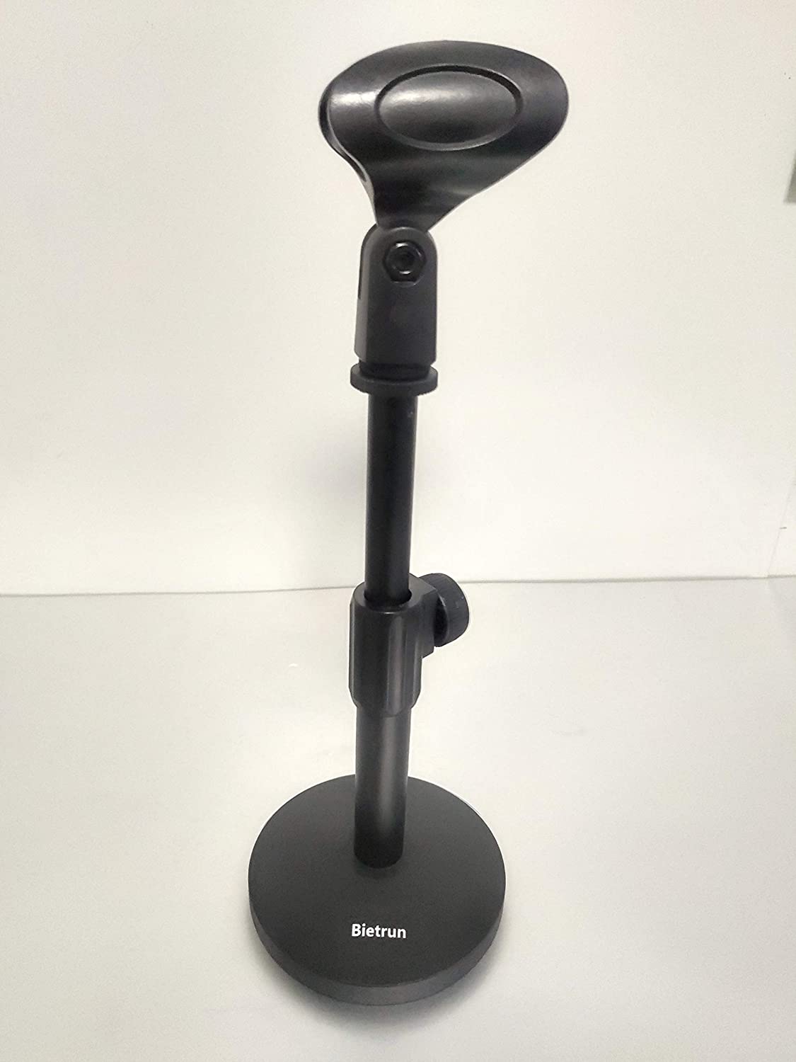 Bietrun Mic Stand, Desktop Microphone Stand, Metal Adjustable Desk Mic ...