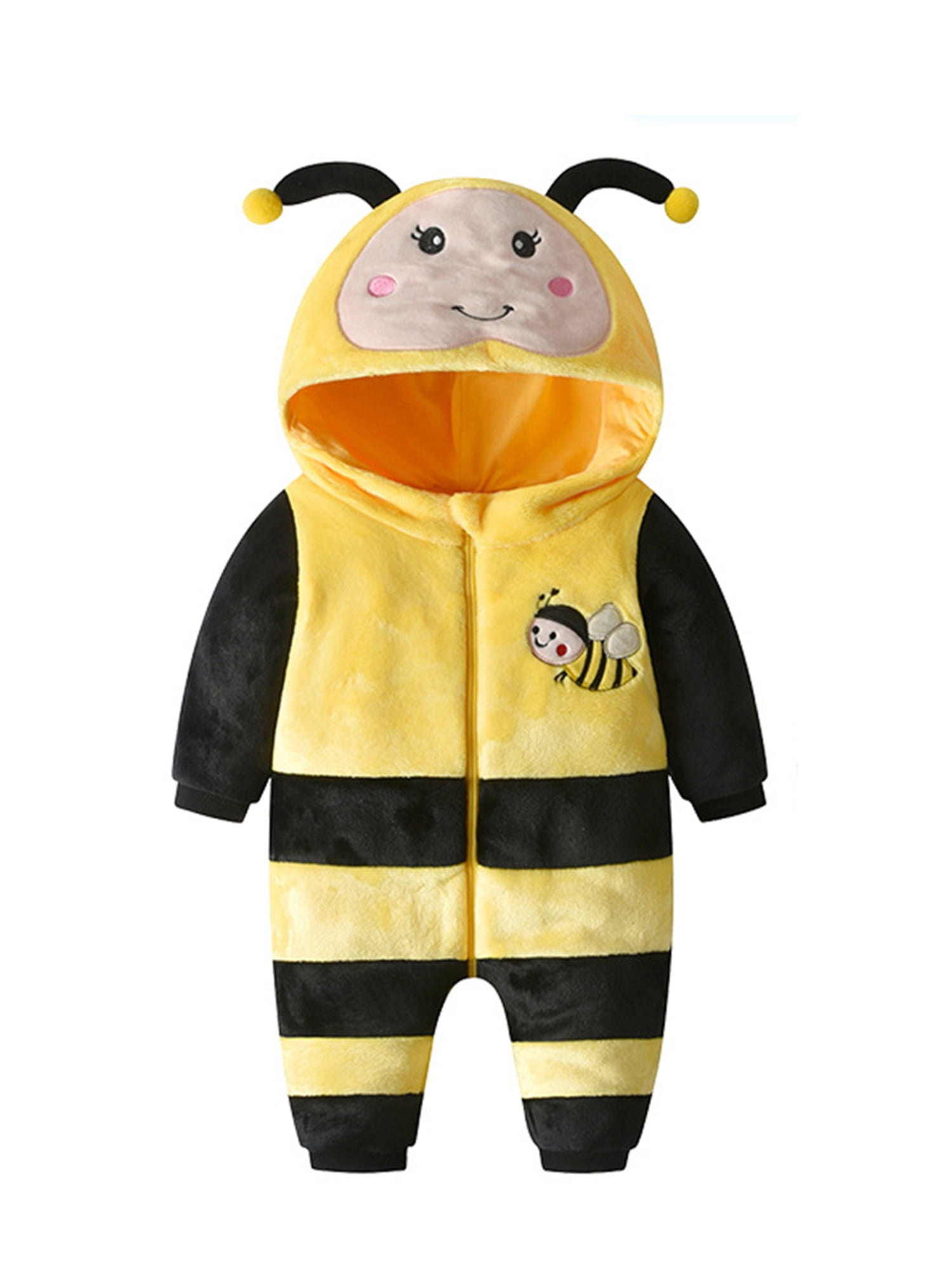 Biezeib Baby Animal Cosplay Costume Cartoon Ladybug/Bee Hooded Long ...