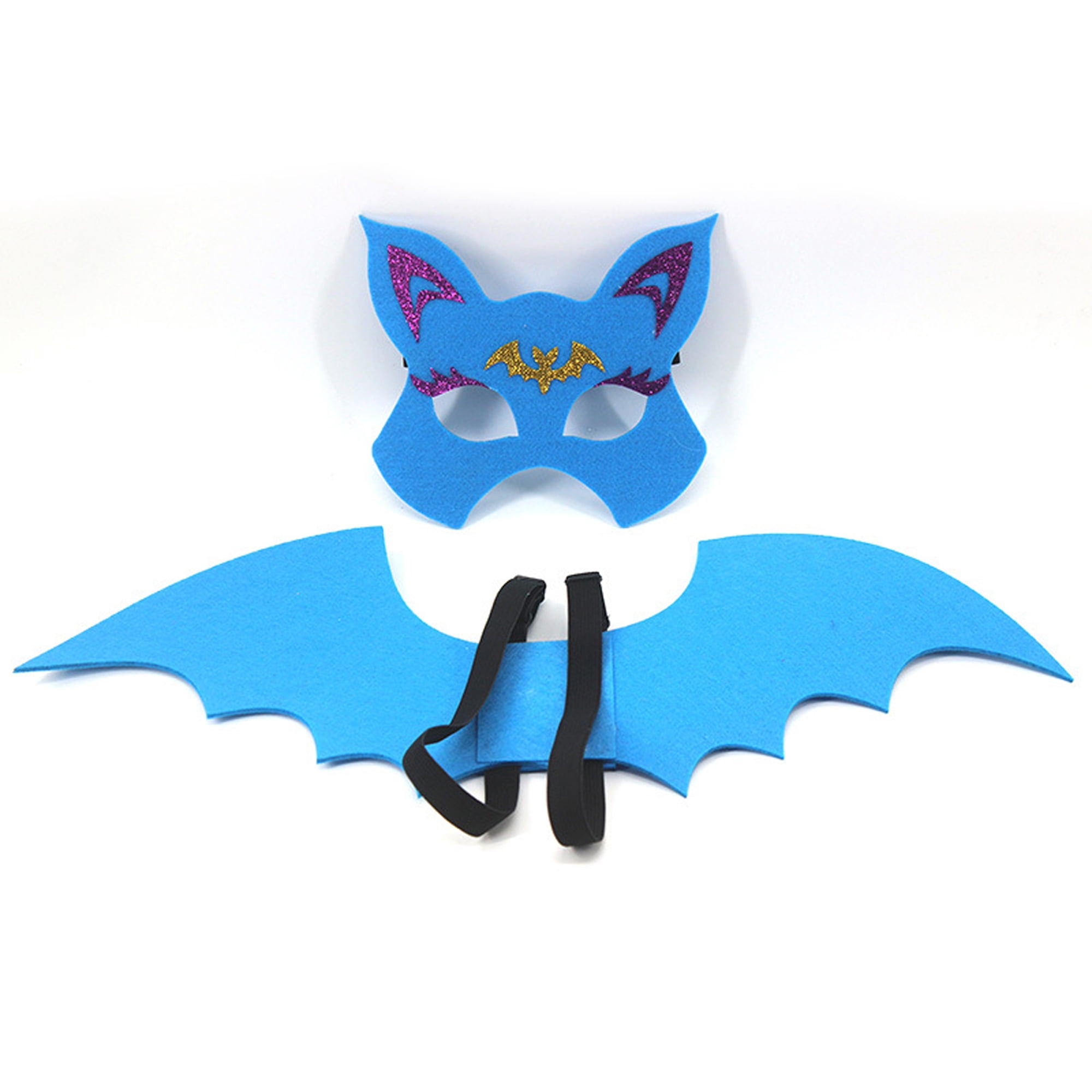 Biezeib Bat Costume for Kids and Teens Classic Black Bat Wings with ...
