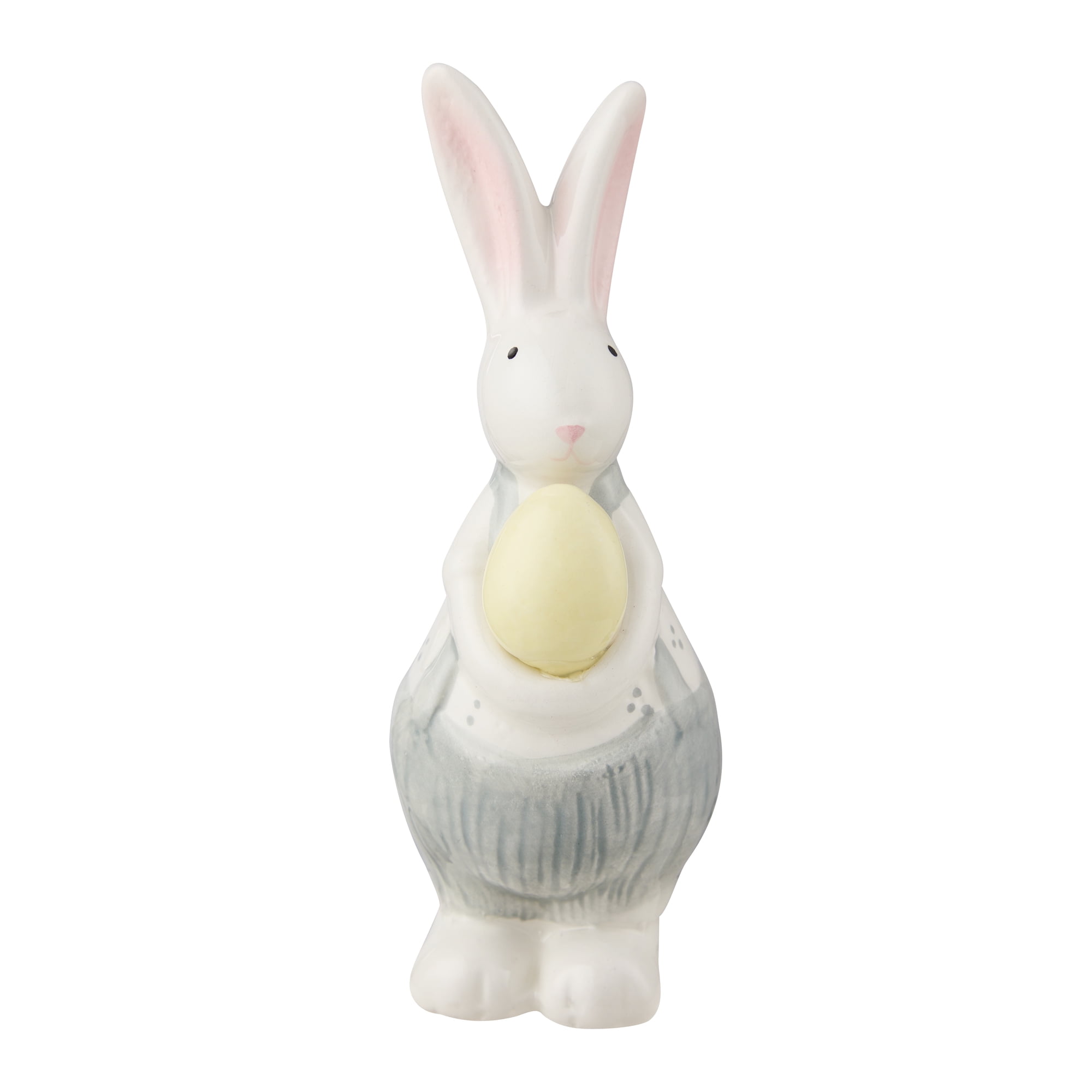 Biezeib Ceramic Bunny Statue Elegant Art Rabbit Figurines Decorative ...