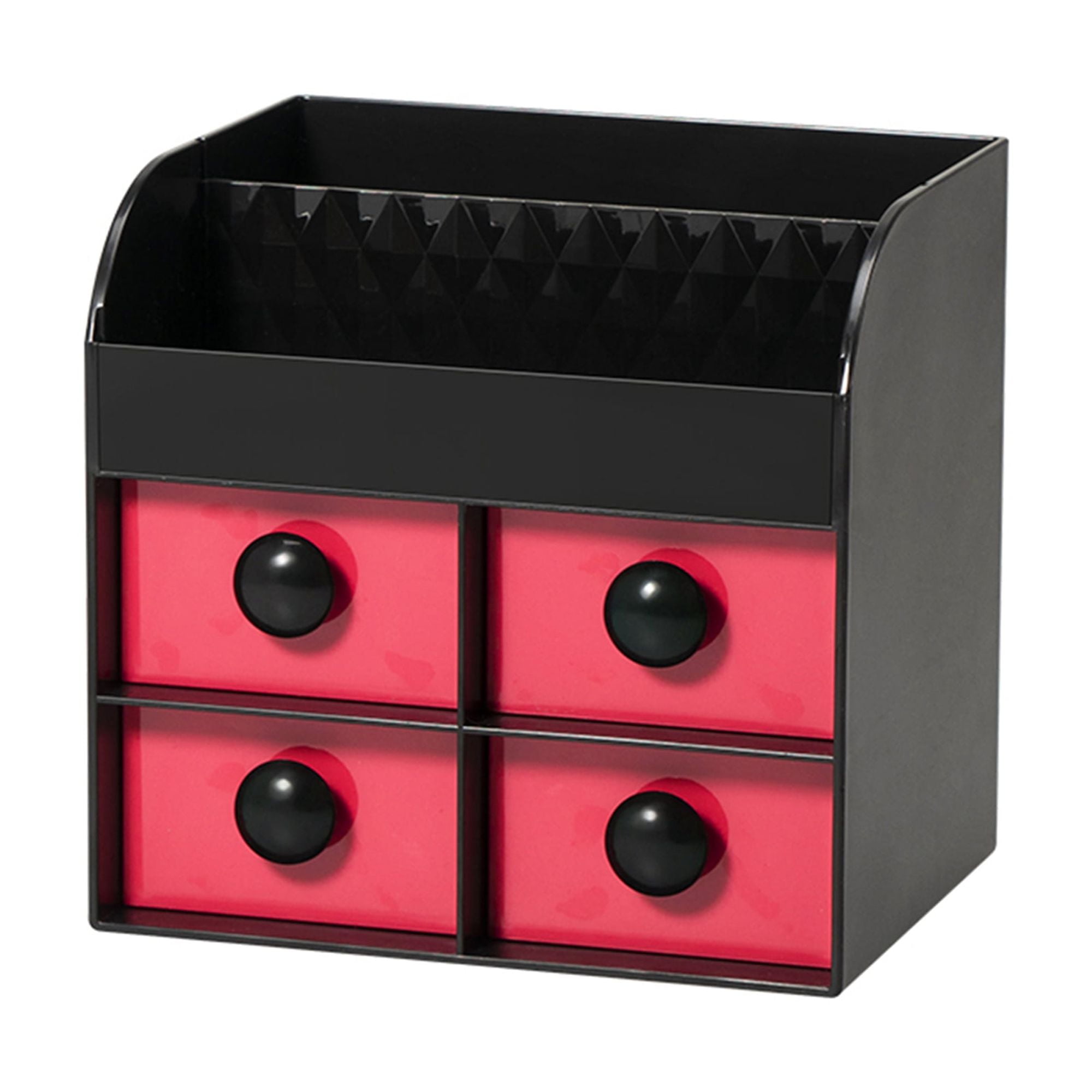Biezeib Desktop Storage Boxes, Large Capacity Storage Case Desktop ...