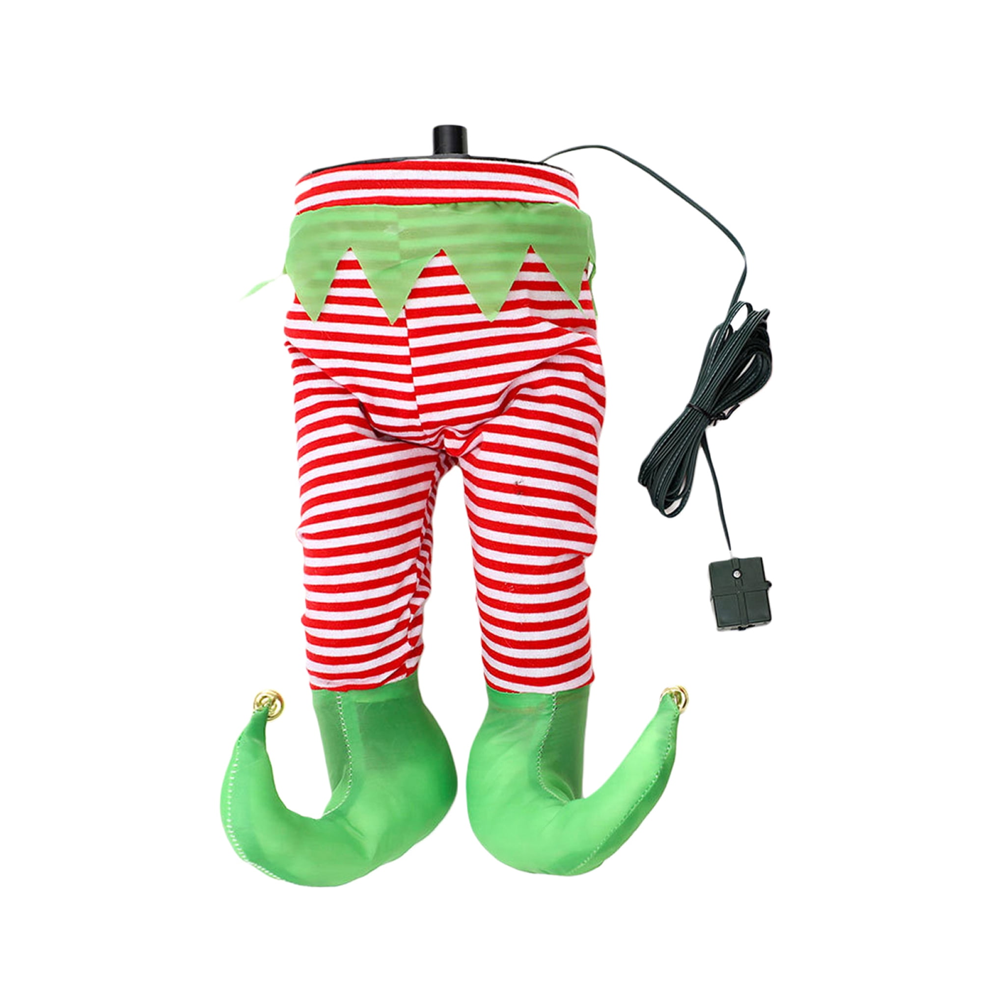 Biezeib Electric Christmas Elf Legs Stuffed Elf Legs Tree Topper ...