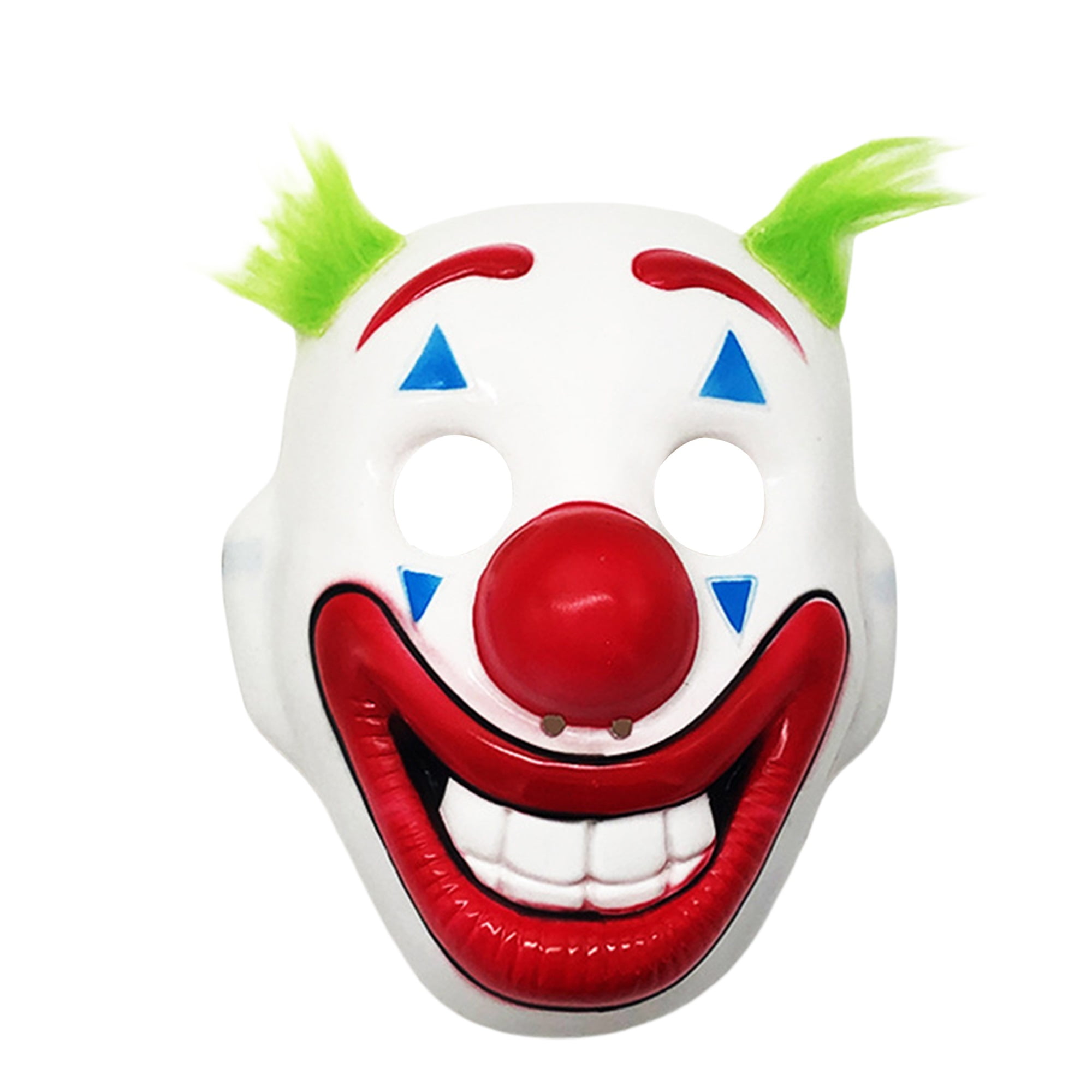 Biezeib Halloween Wig Clown Facewear Halloween Cosplay Horror Facewear ...