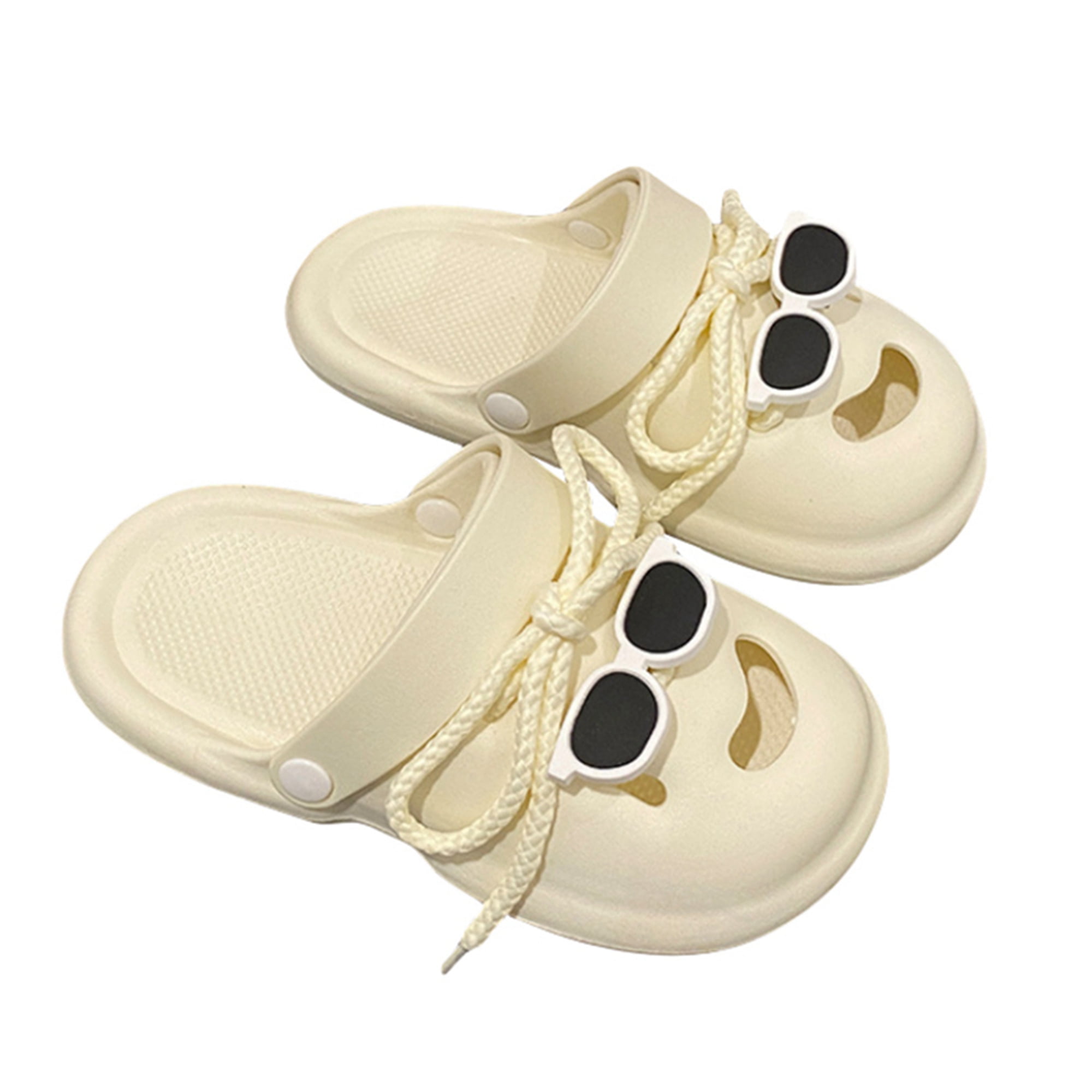 Biezeib Women Garden Shoes Clogs Funny Sunglasses Summer Water Shoes ...