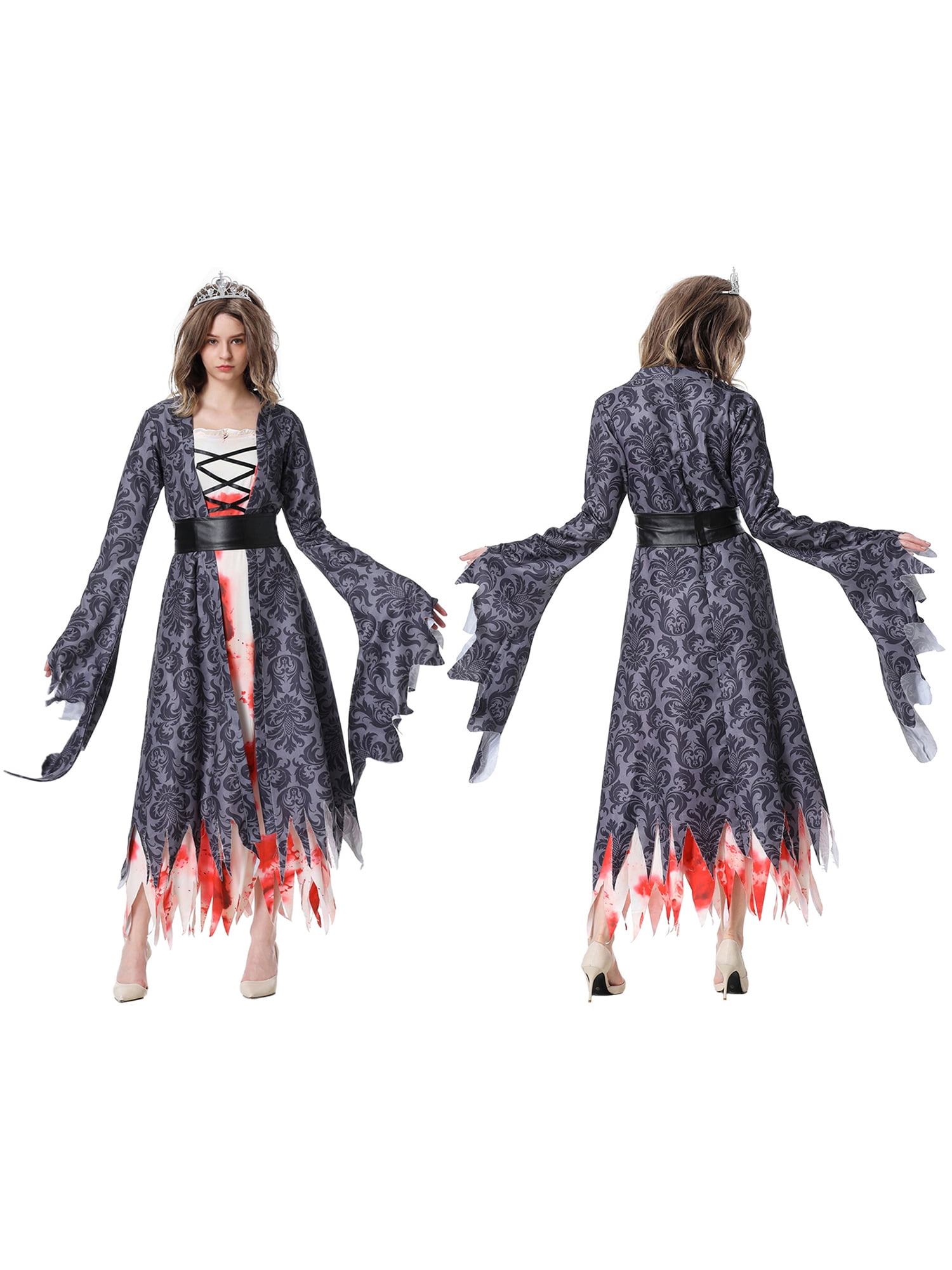 Biezeib Women Zombie Bride Costumes Halloween Cosplay Fancy Party ...