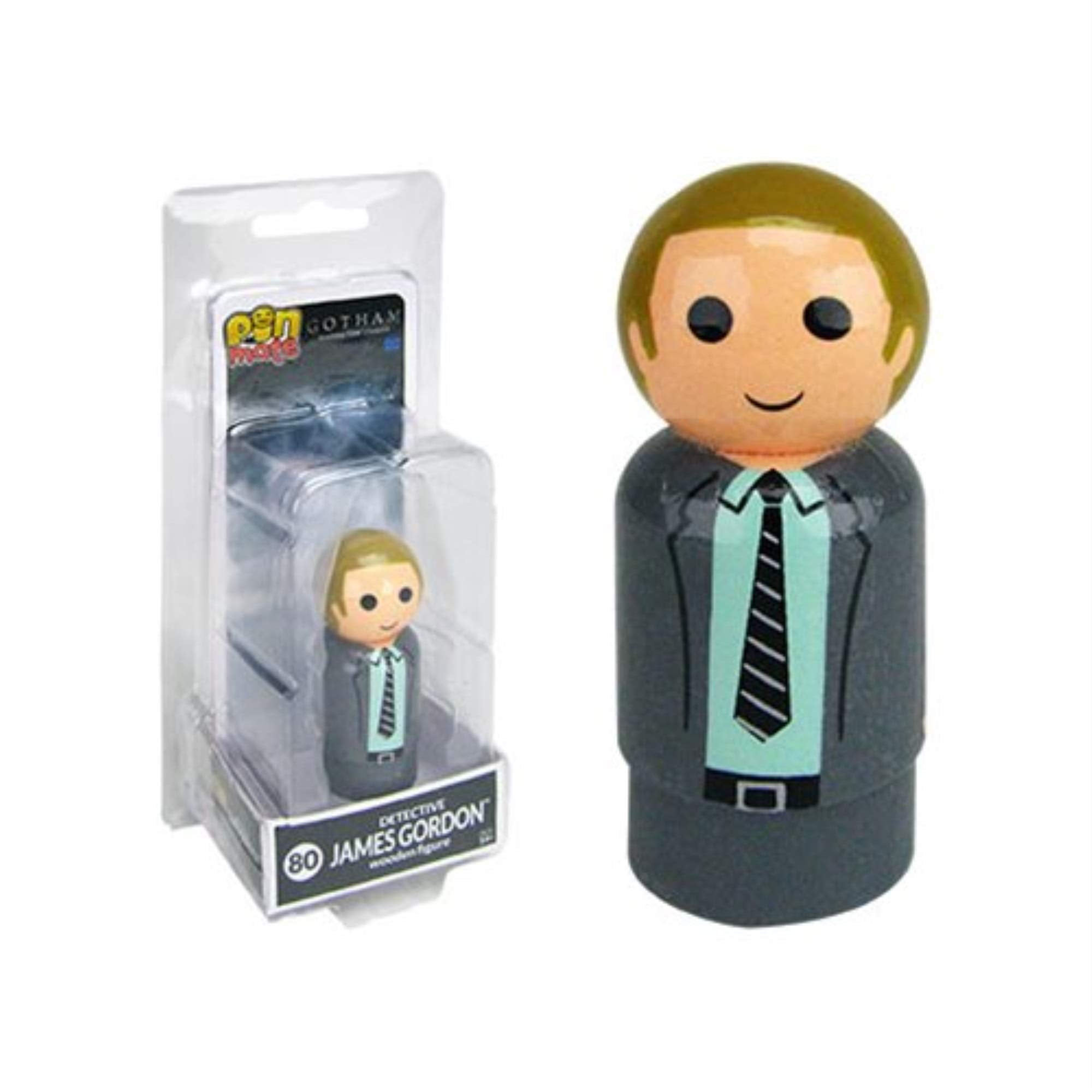 Bif Bang Pow! Gotham TV Series Detective Gordon Pin Mate Wooden Figure ...