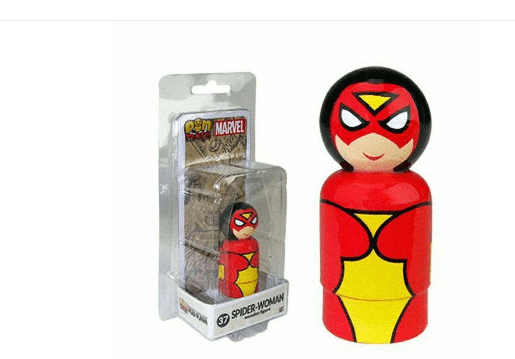 Bif Bang Pow! Marvel Spider-Woman Pin Mate Wooden Figure - Walmart.com