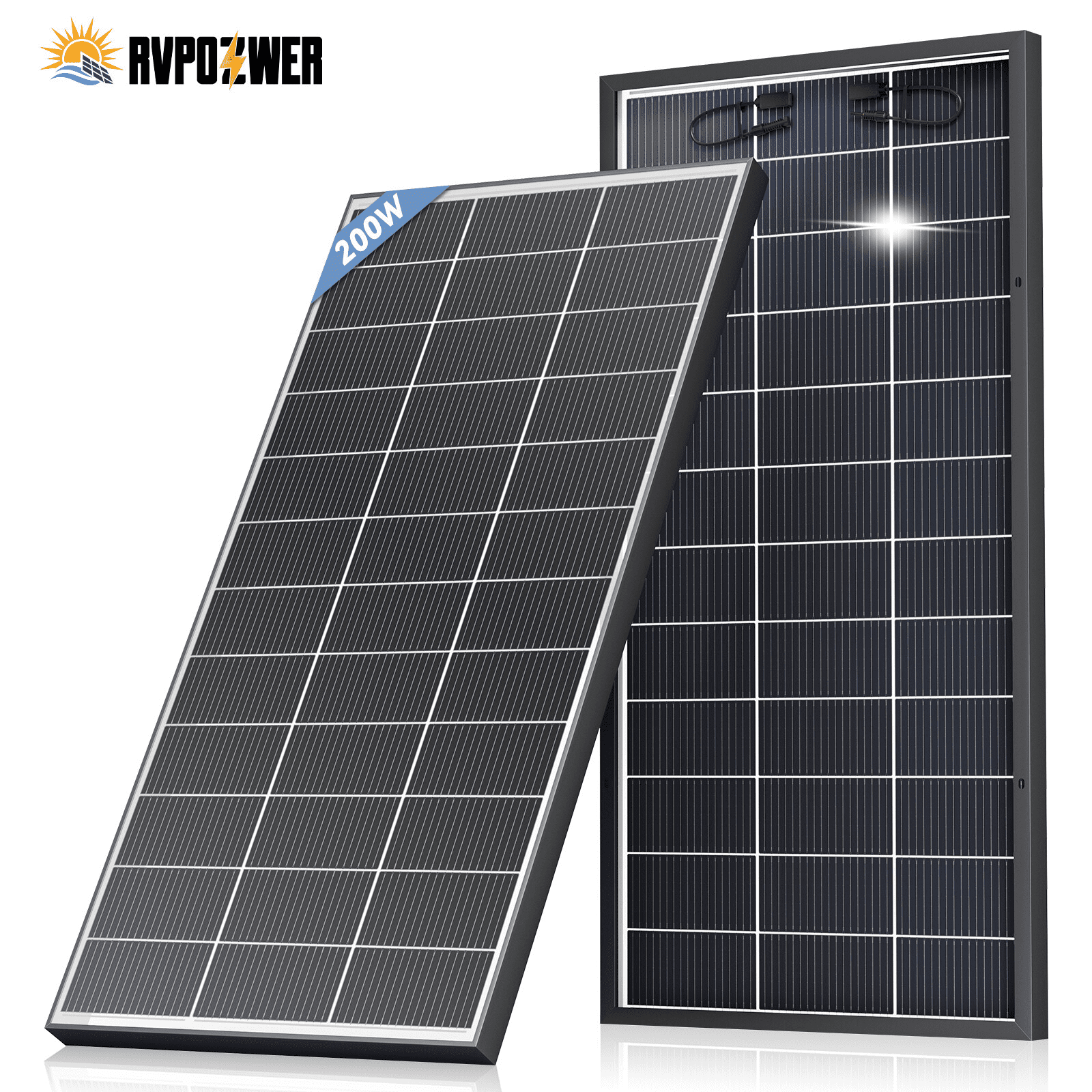 Bifacial 200W Solar Panel 12V 18BB Monocrystalline Solar Panels 25% ...