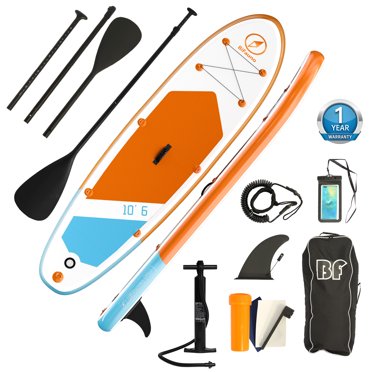 Inflatable Paddle Board Stand Up Paddle Board 6 in Thick with Sup ...