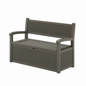 Gymax Acacia Wood Outdoor Patio Seat Deck Box, Large Outside Storage ...
