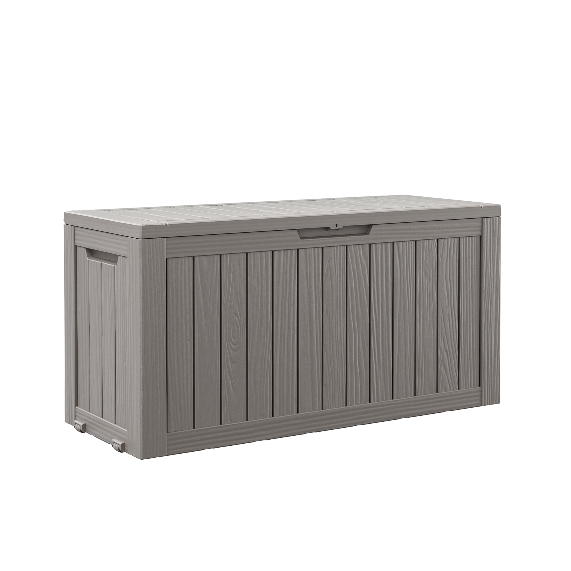 Bifanuo 80 Gallon Resin Deck Box with Lock, Waterproof Outdoor Storage ...