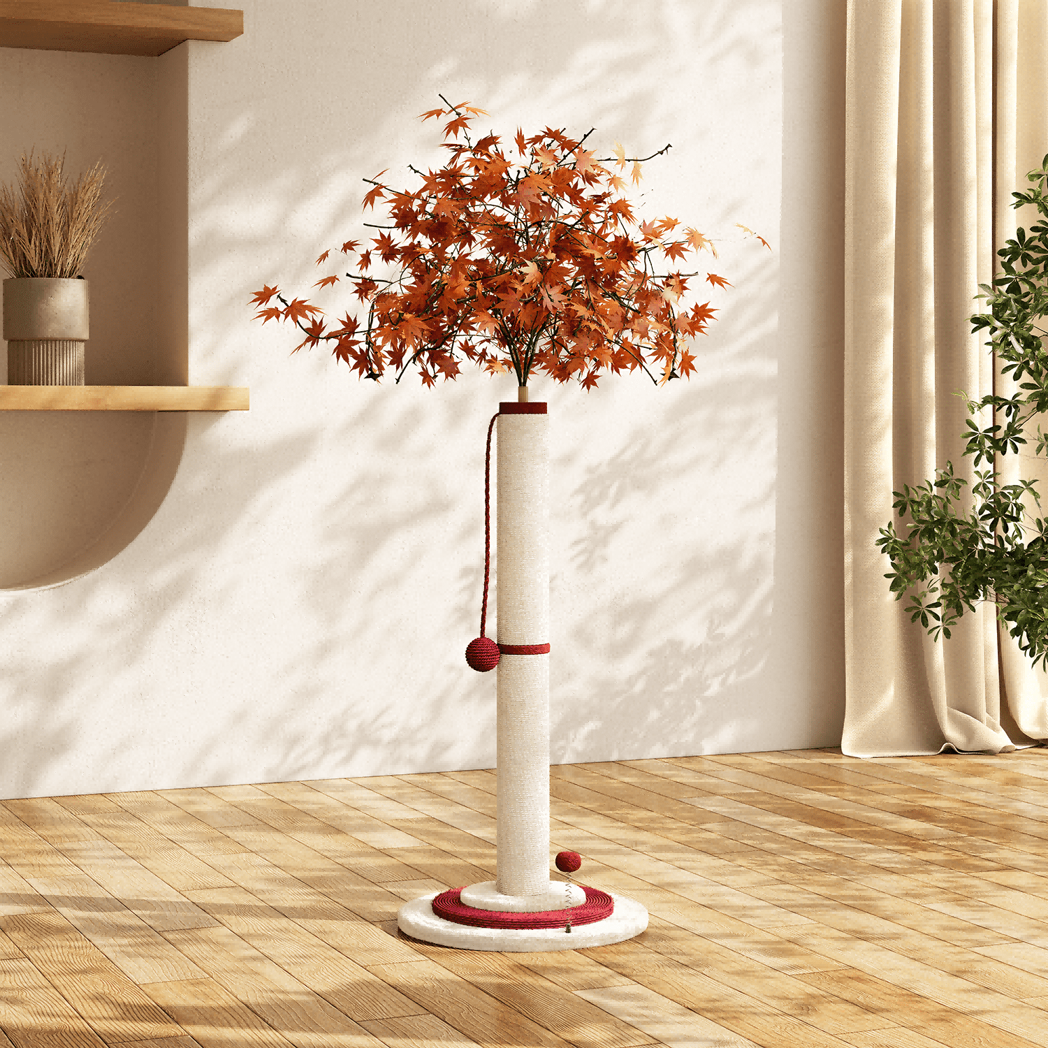 Bifanuo Cat Scratching Post, Decorative Cat Scratch Post with Hanging ...