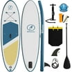 PROMARINE 10' Wide Inflatable SUP with Adjustable Paddle, Carry Bag ...