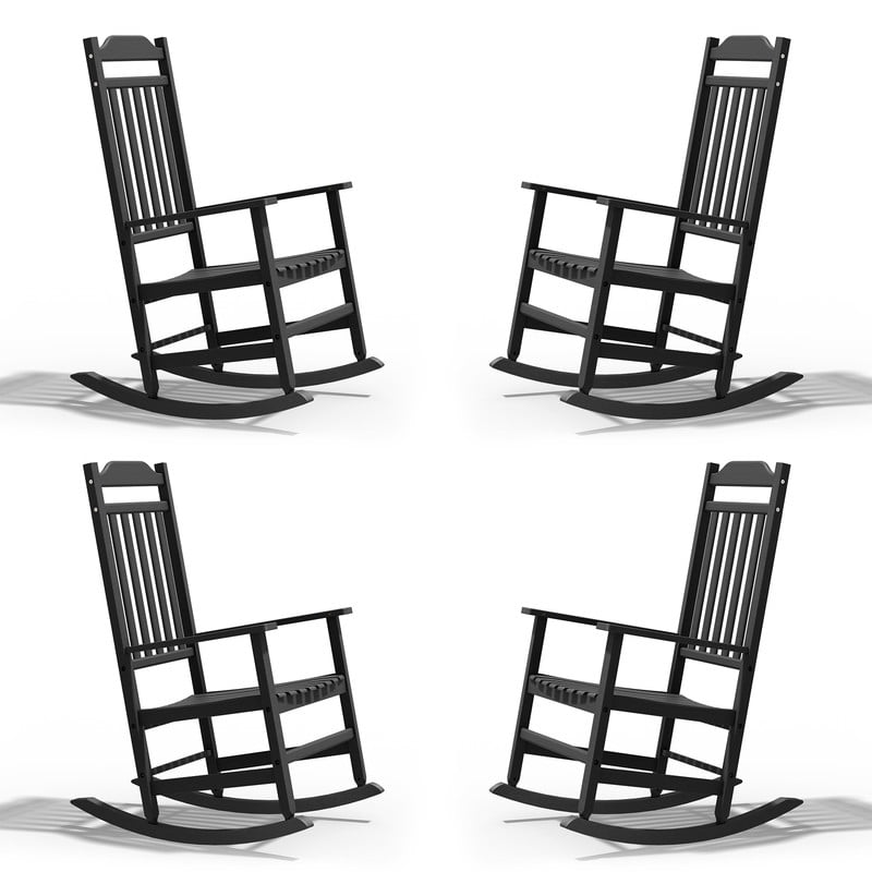 Bifanuo Rocking Chairs, Outdoor Resin Rocking Chair, All Weather ...