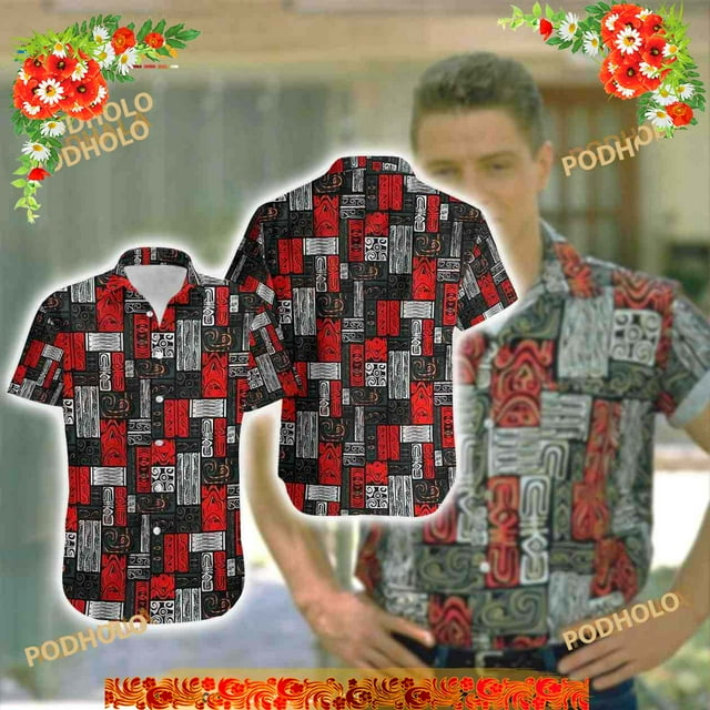 Biff Tannen Back to the Future Hawaii Shirt, Biff Tannen Tropical Funny ...