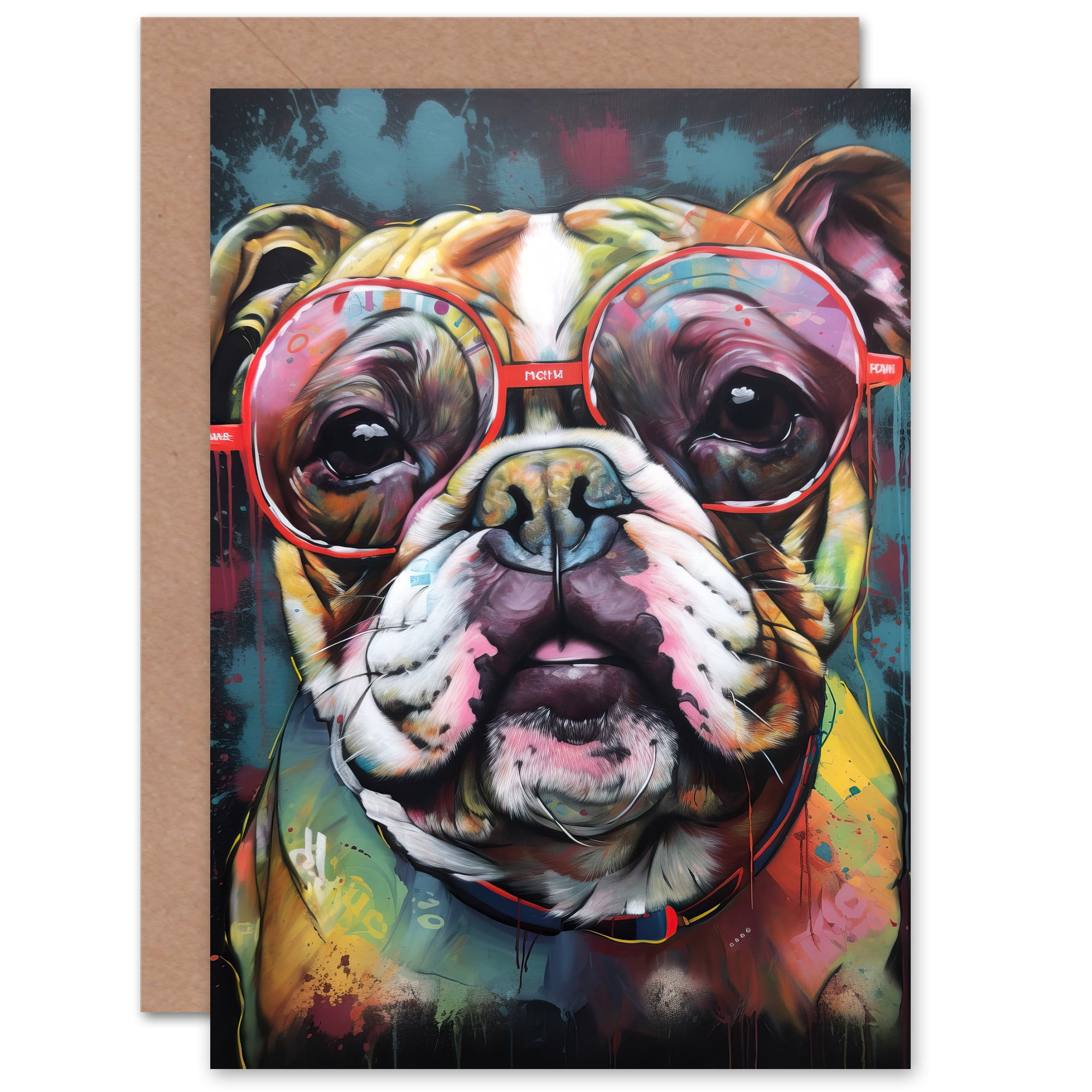Bifocal Bulldog for Husband Him Dad Son Brother Birthday Thank You ...