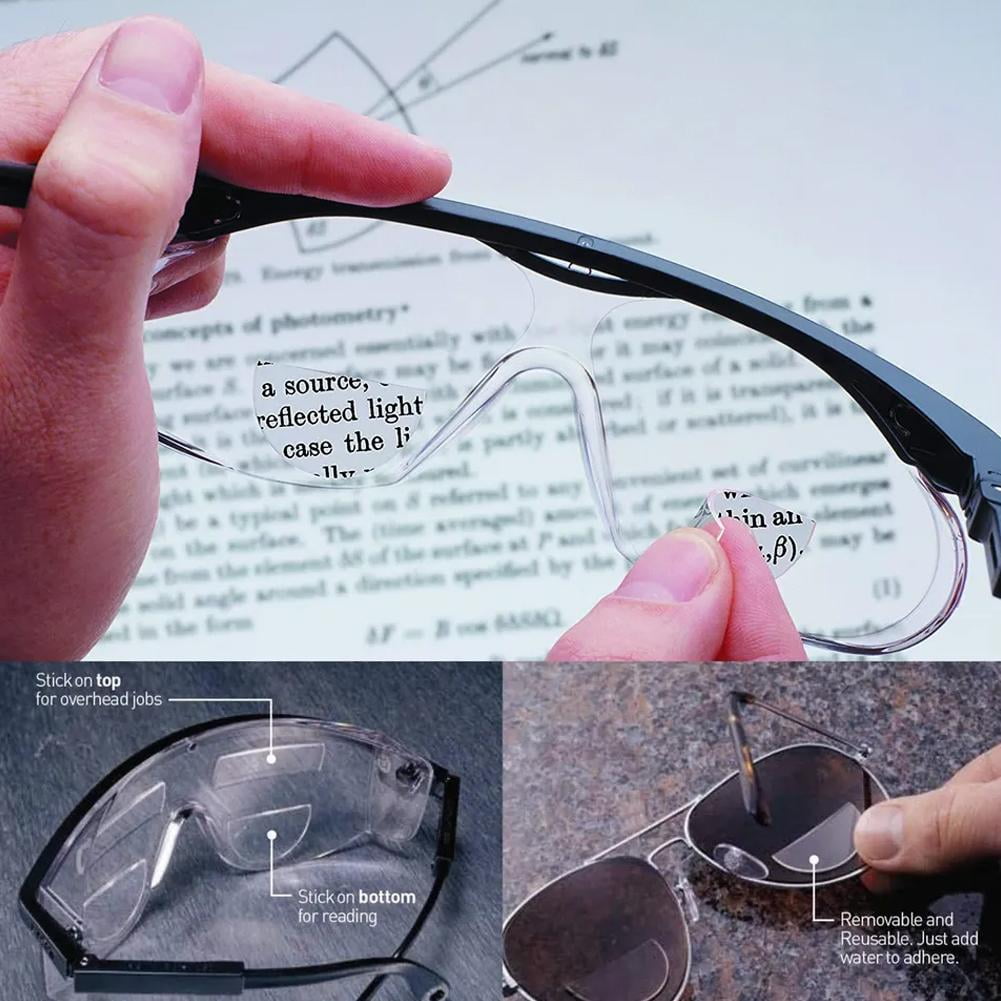 Bifocal Reading Lenses, Clear Magnifying Reader Lenses for Sunglasses ...