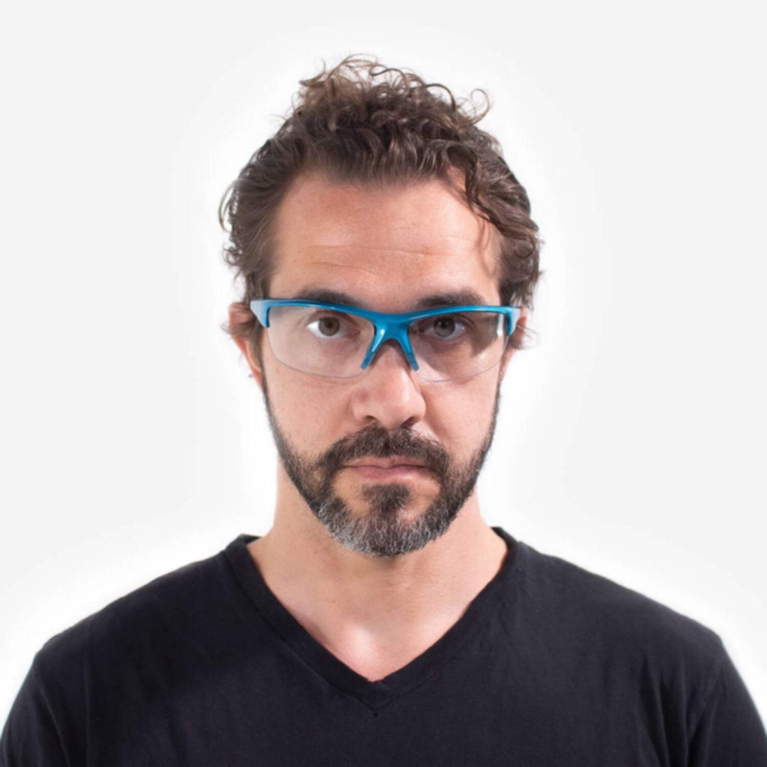 Bifocal Safety Glasses with Readers Wrap Around Sport Magnifying Safety ...