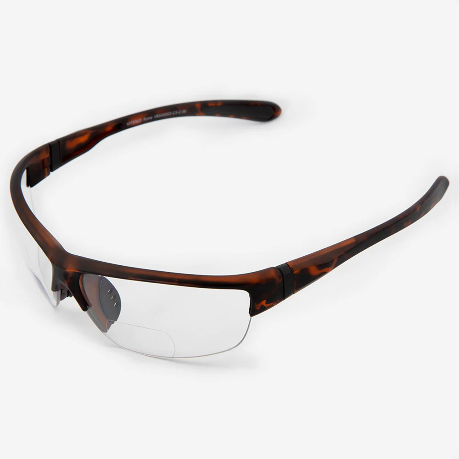 Bifocal Safety Glasses with Readers Wrap Around Sport Magnifying Safety ...