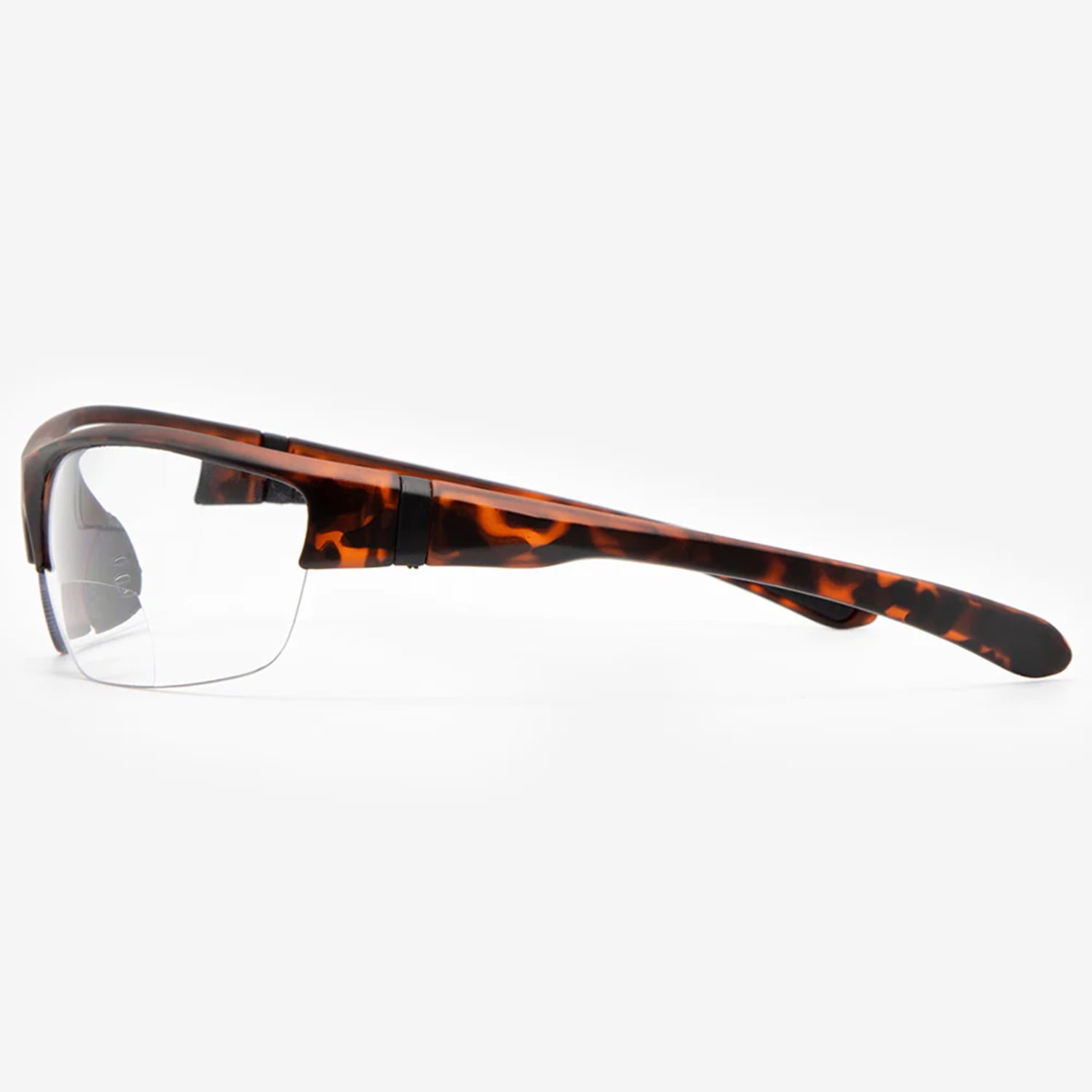 Bifocal Safety Glasses with Readers Wrap Around Sport Magnifying Safety ...