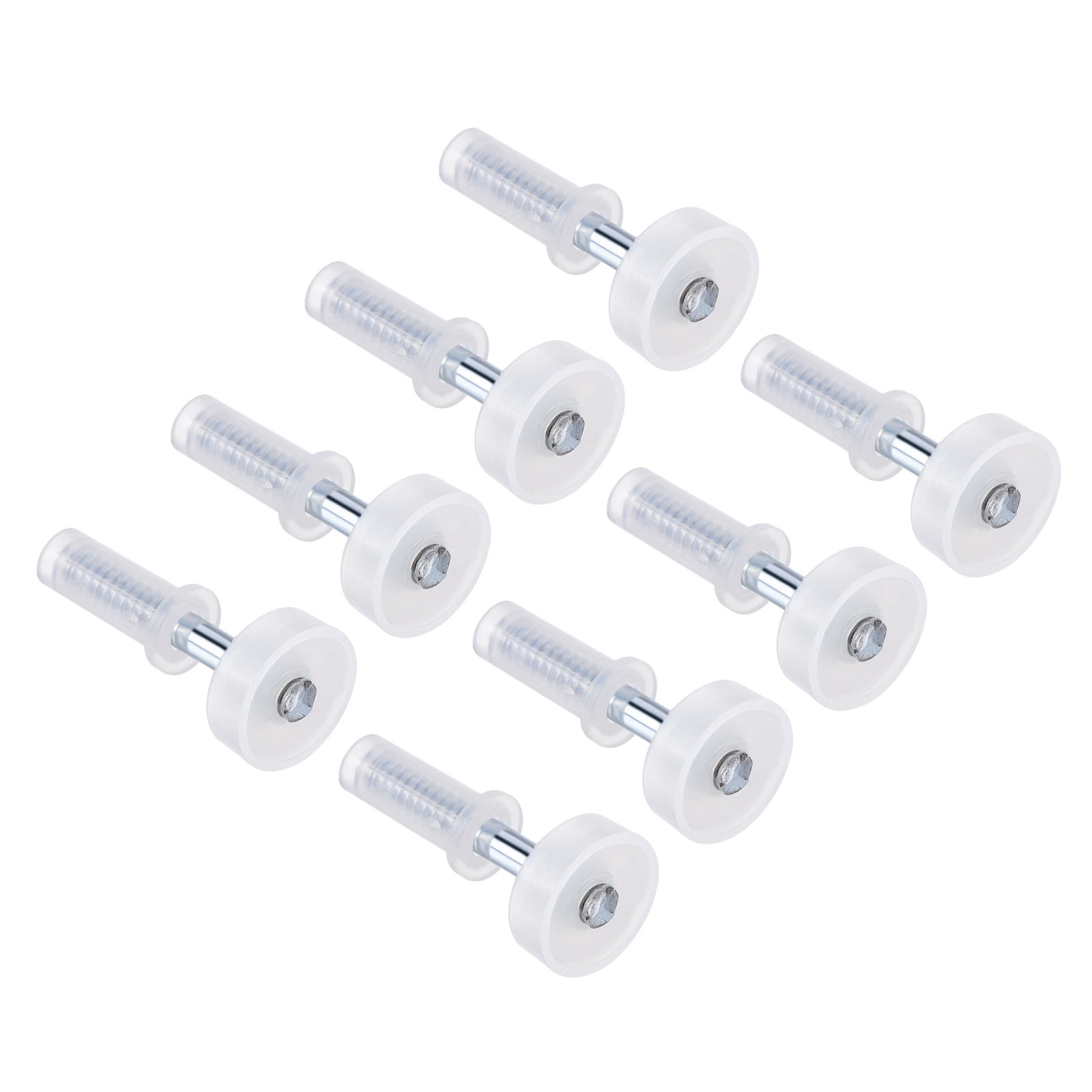 Uxcell 3/8'' Dia Stainless Steel Plastic Bifold Door Hardware Bi-Fold ...