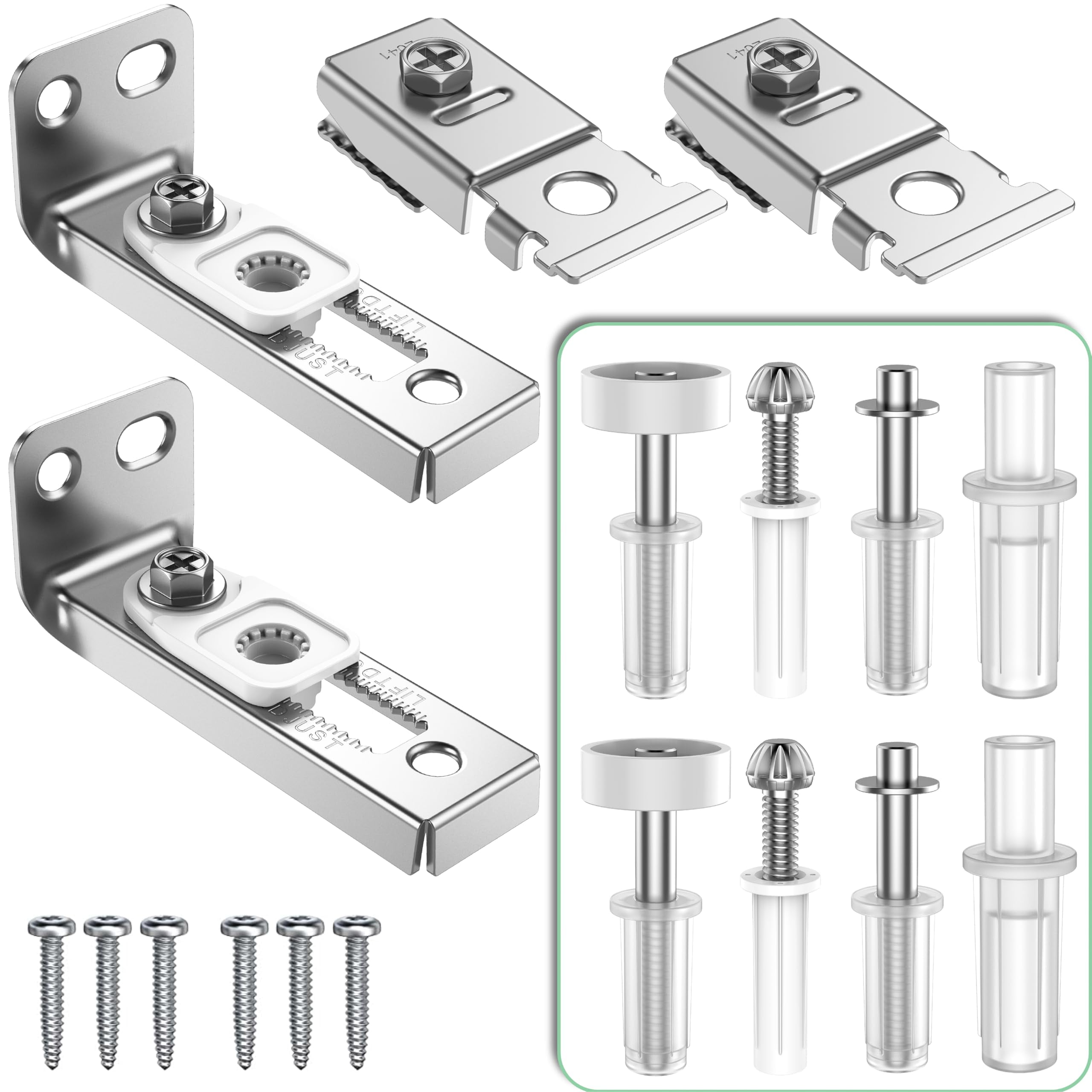 Bifold Door Hardware Repair Kit - 2 Pack Bi-fold Sliding Closet Door ...
