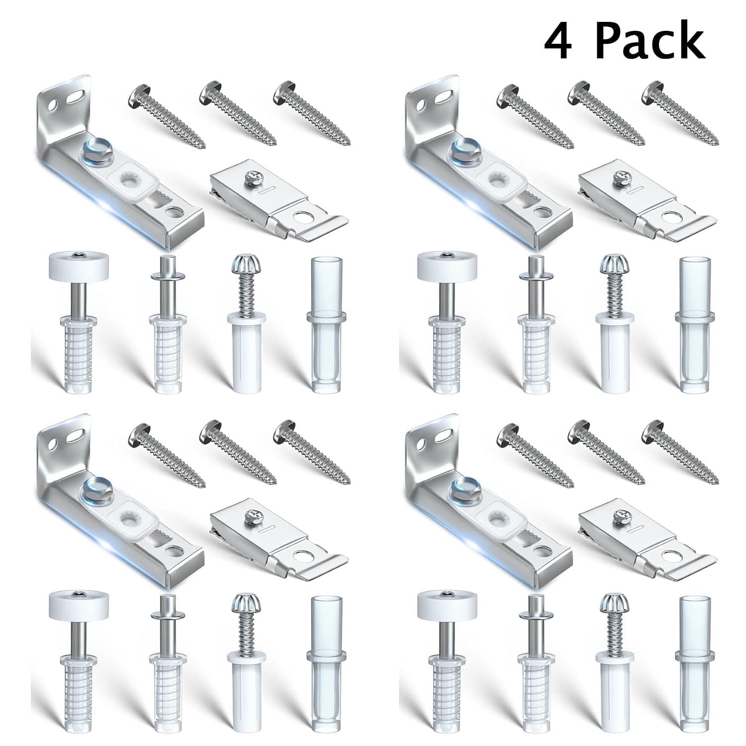 Bifold Door Hardware Repair Kit - 4 packs Bi-fold Sliding Closet Doors ...