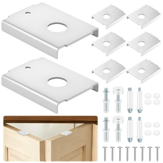 Bifold Door Hardware Repair Kit for 1-3/8" Include 8 Pcs Bi Fold Door ...
