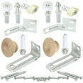 Bridal Lace Garter Prime-Line Gold Steel Bi-fold Door Hardware Kit ...