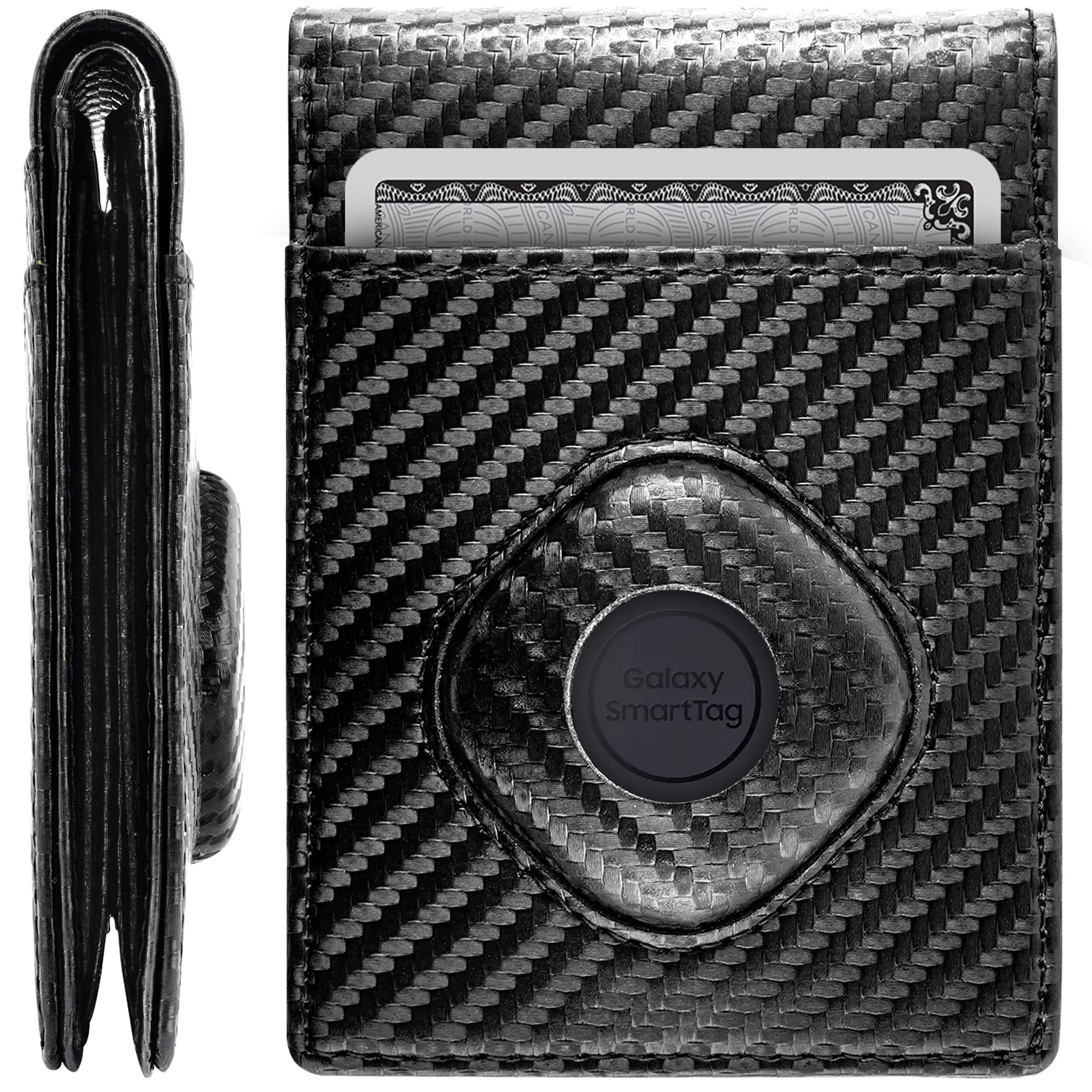 Bifold RFID Wallet With Cash Compartment and 12 Credit Card Slots Smart ...