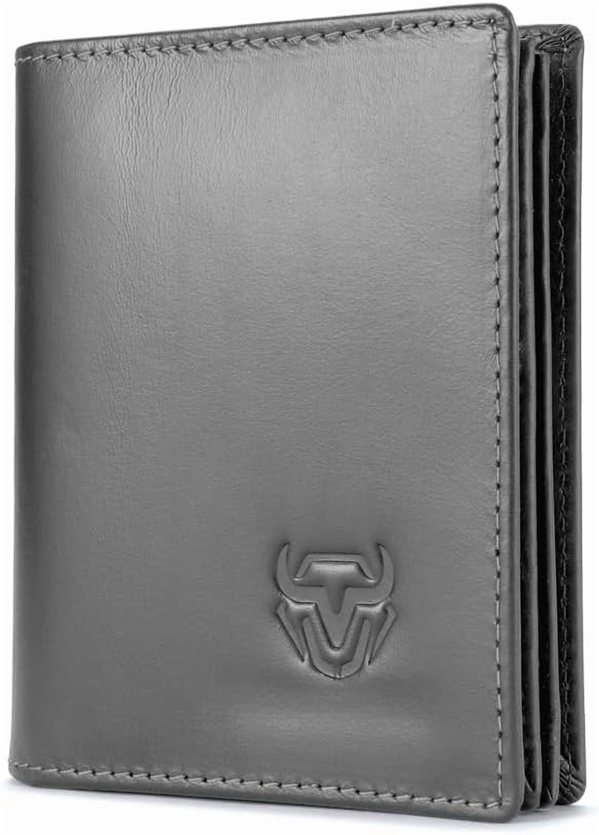 Bifold Wallet RFID Blocking Wallet Large Capacity Purse Credit Card ...