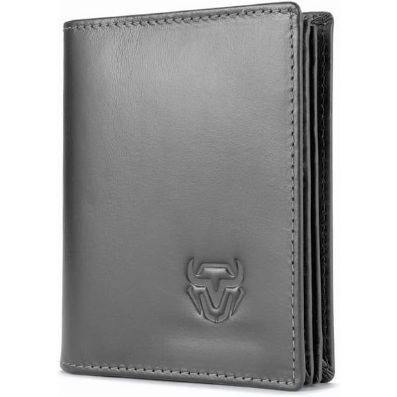 Bifold Wallet RFID Blocking Wallet Large Capacity Purse Credit Card ...