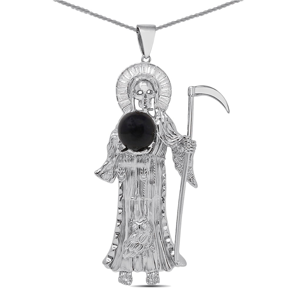 Big 3.75'' Real Genuine Sterling Silver 42+ Grams Simulated Diamond ...