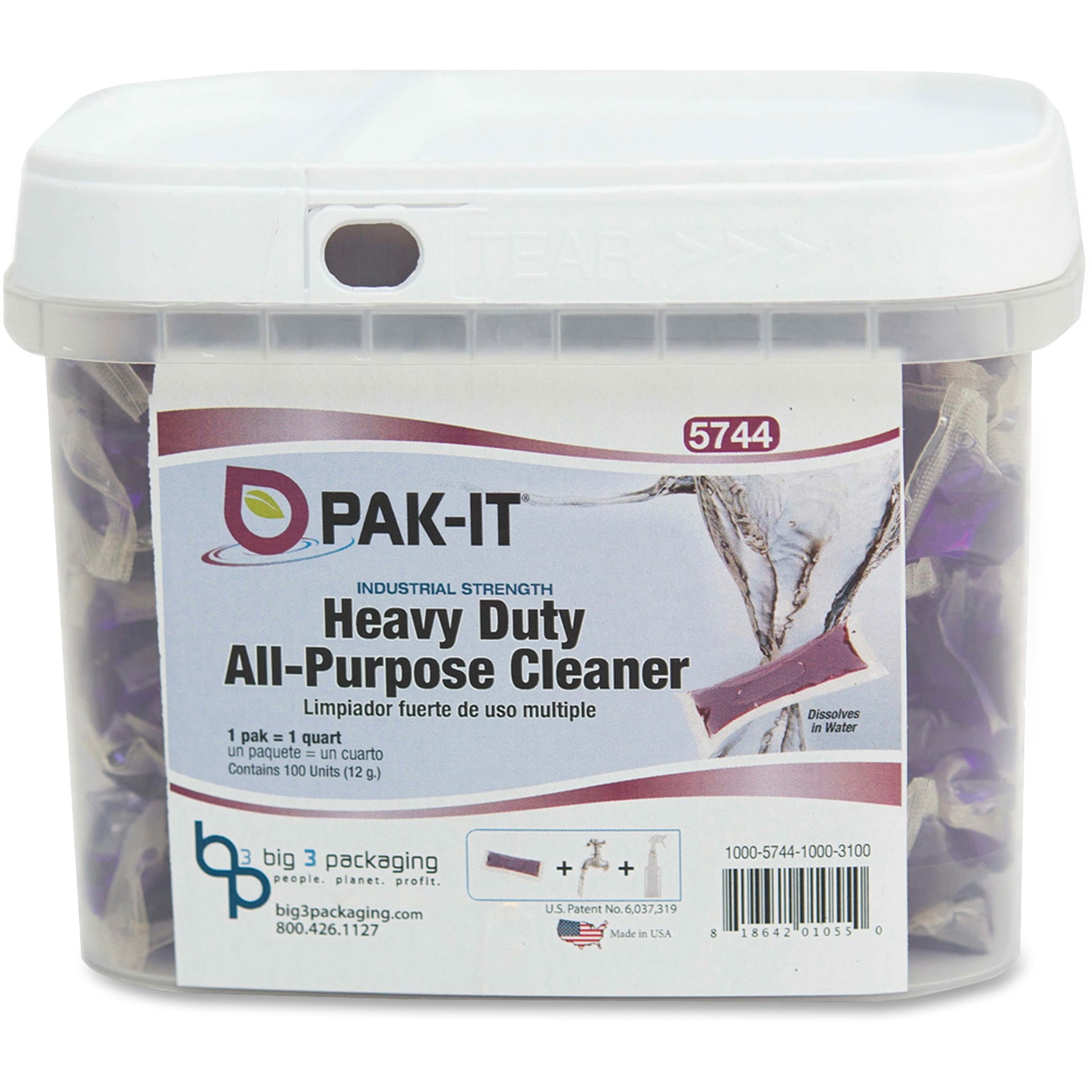 Pak-It Cleaner,Hvy Dty,Apc 5744203400CT - Walmart.com