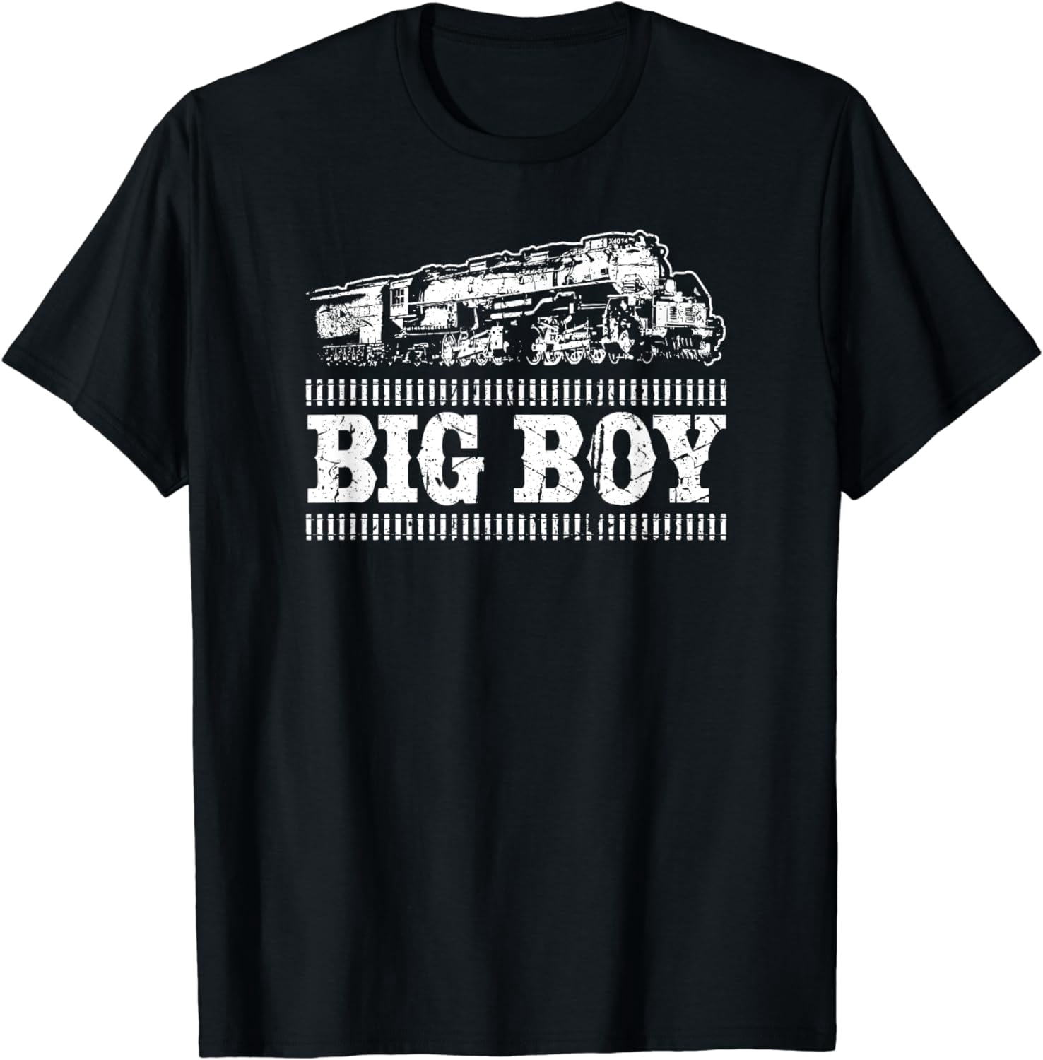 Big 4000 Classic Steam Locomotive Vintage American Train T-Shirt ...