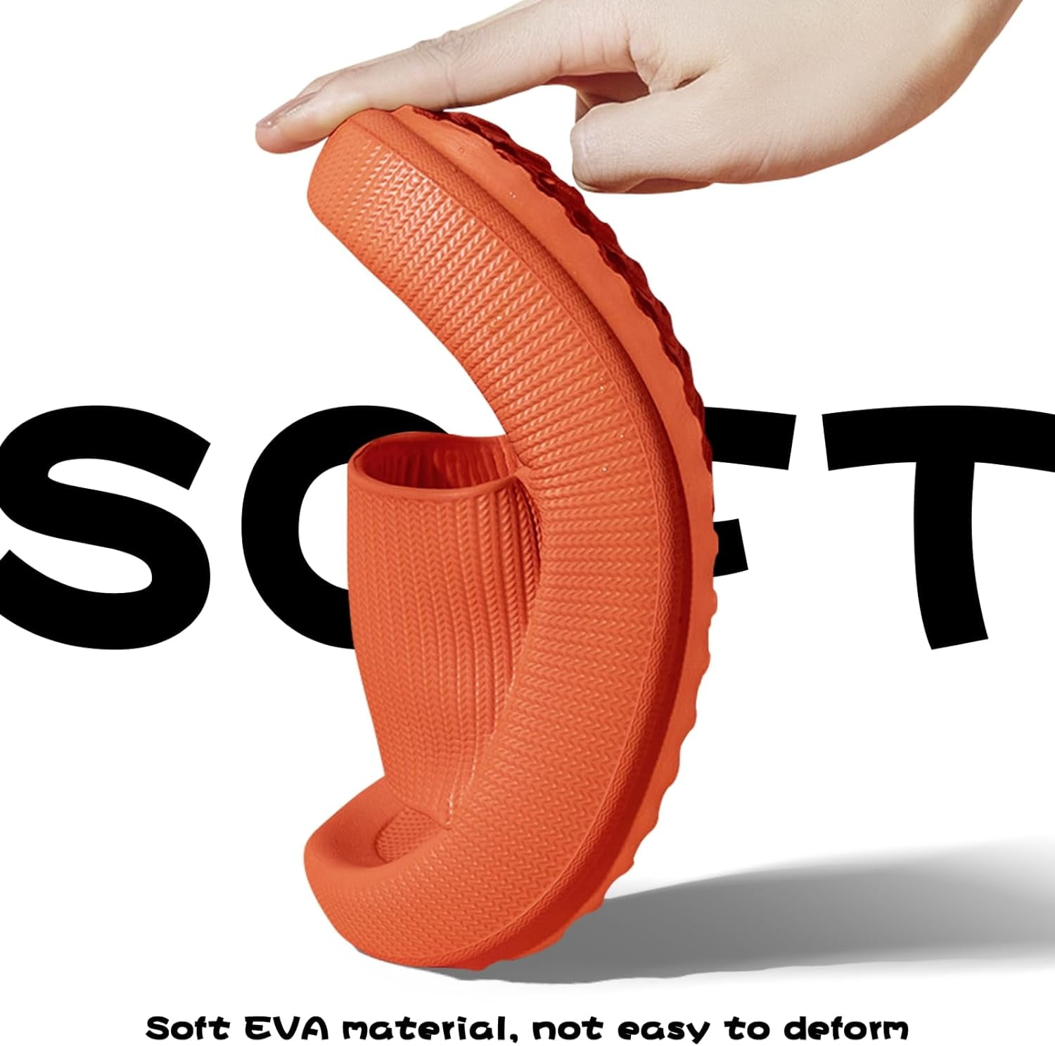 Big 46-47 Slippers For Women Men Thick Bottom Platform Slides Soft Sole ...