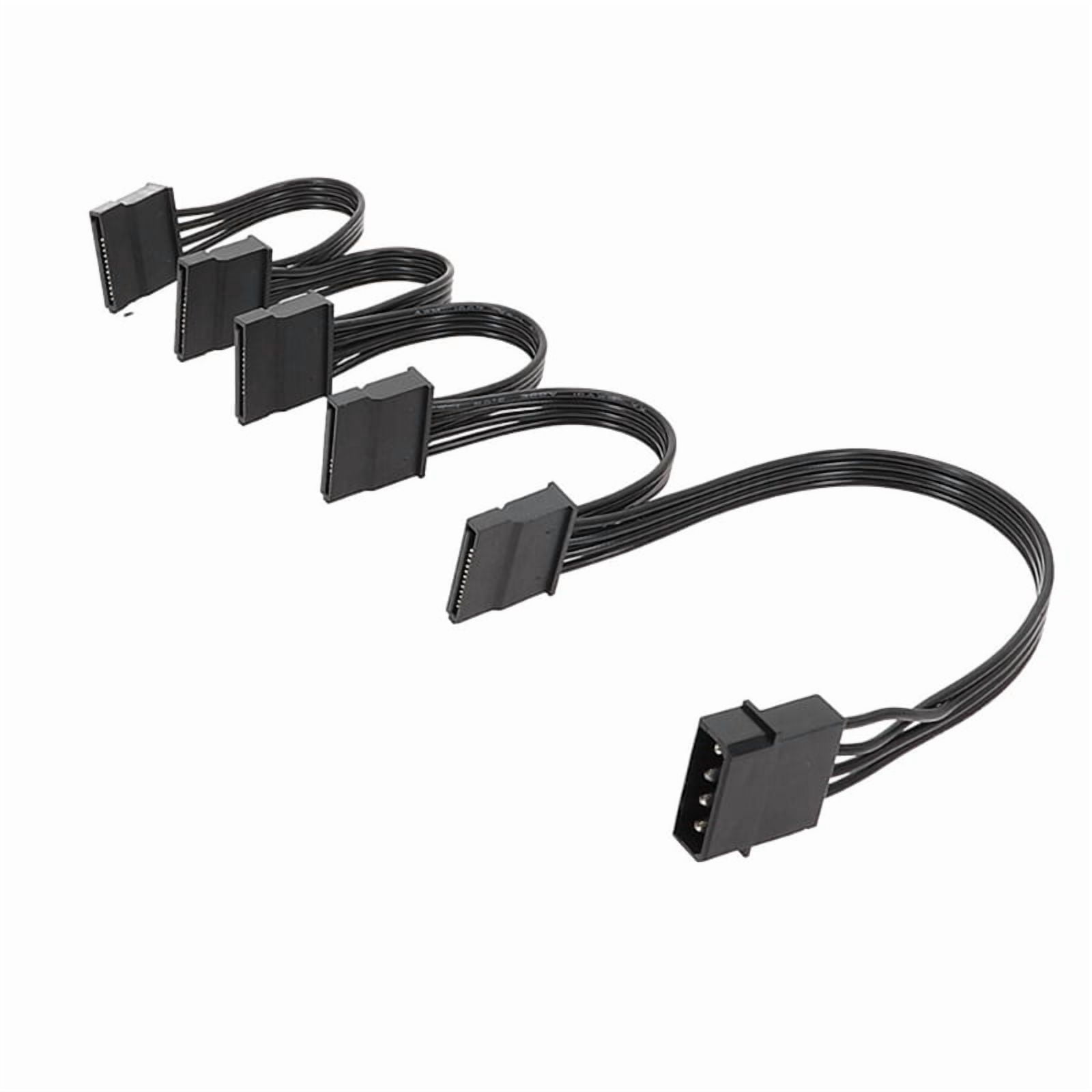 Big 4pin to SATA Power Cable IDE Transfer To Sata Power Cable 1 to 2/3 ...
