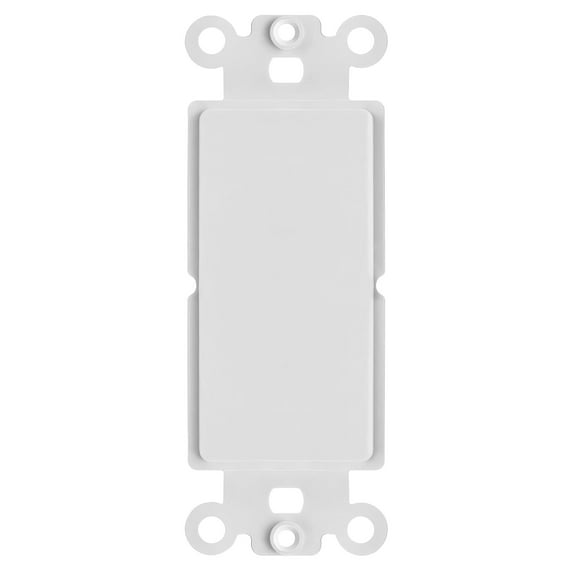 Big-A - Blank Decora Wall Plate 1-Gang Keystone Decora Insert, Jack ...