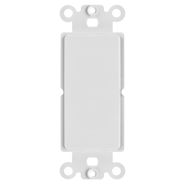Big-A - Blank Decora Wall Plate 1-Gang Keystone Decora Insert, Jack ...