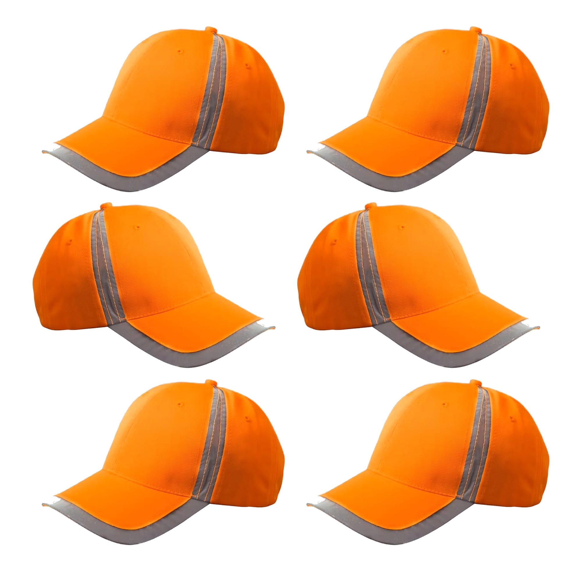 Big Accessories Accent Safety Cap for Men, High Vis Reflective ...